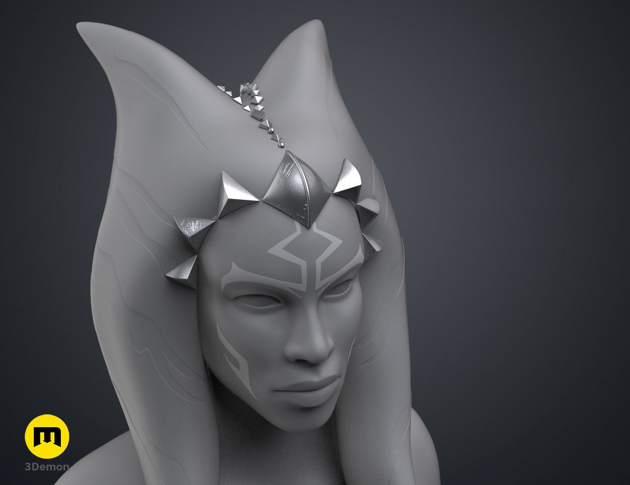 Ahsoka Tano Headband Collection 3d Model 3d Printable Cgtrader 3962
