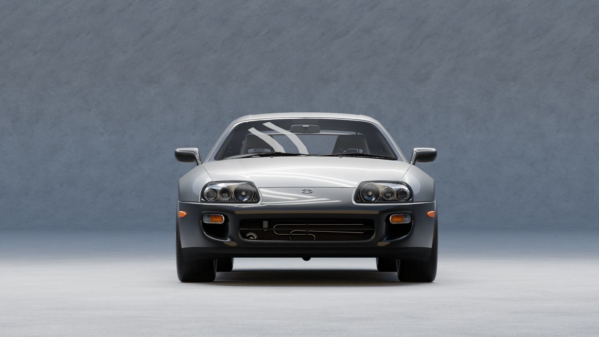 Toyota Supra 3D model animated rigged | CGTrader