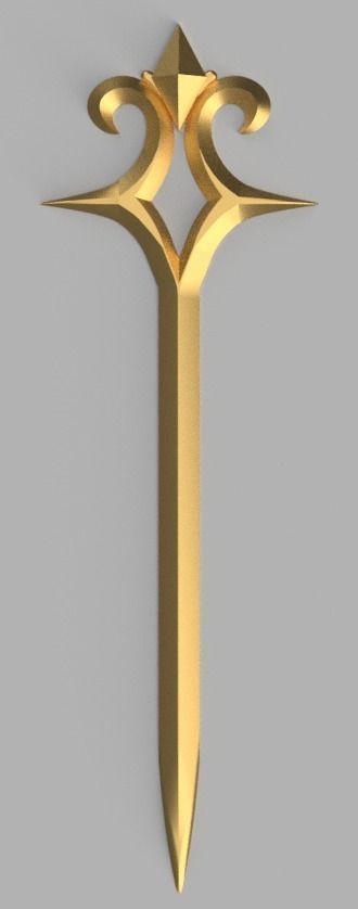 Neuvillette Genshin Impact FULL Cosplay set 3D model 3D printable ...