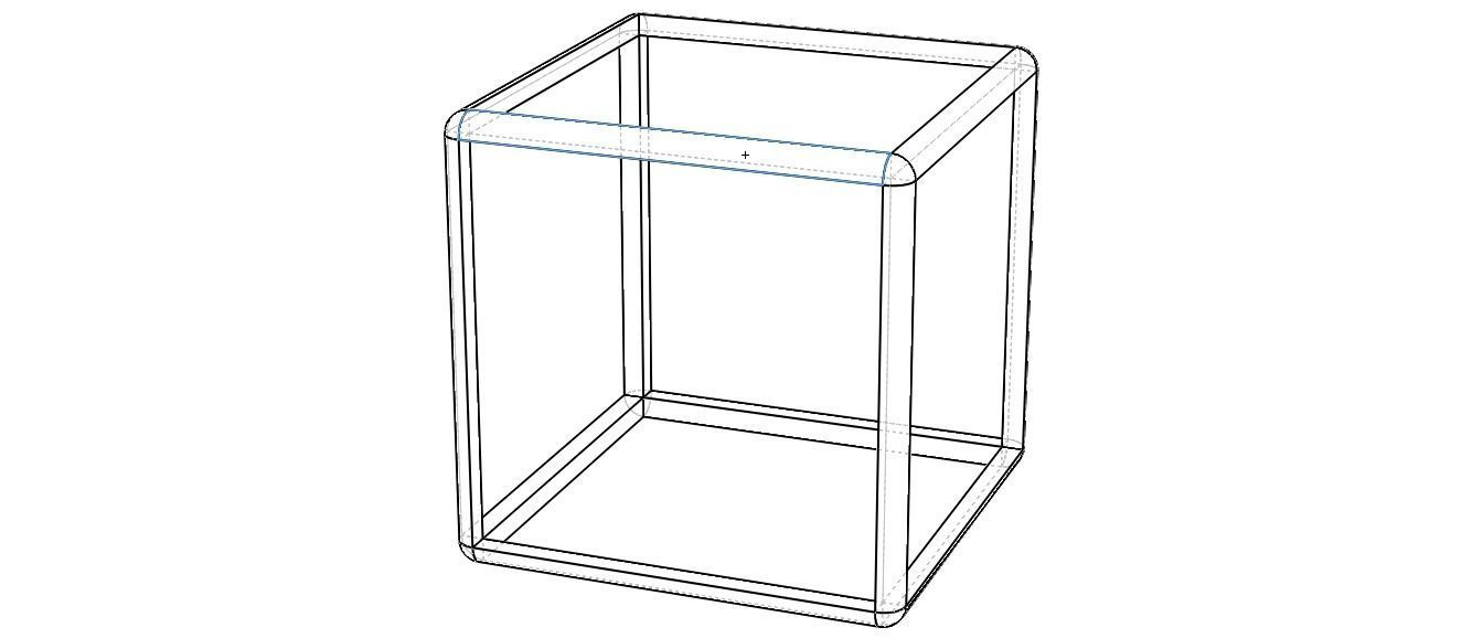 Wireframe Shape Cube free 3D model 3D printable | CGTrader