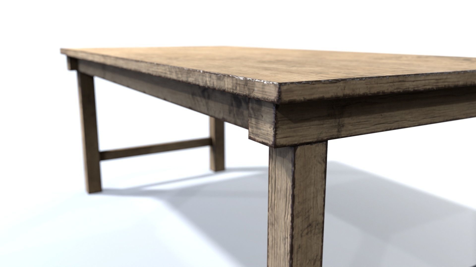 Wood Table PBR free VR / AR / low-poly 3D model | CGTrader