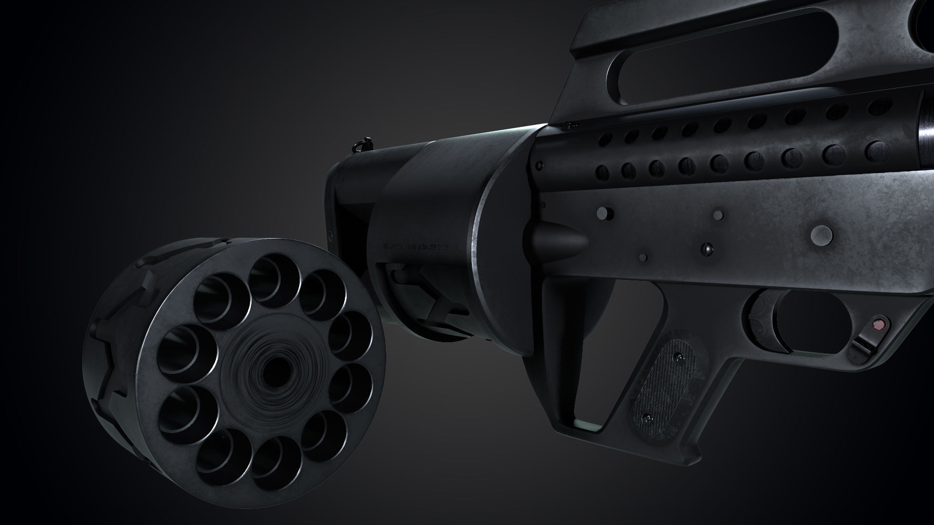 Pancor Jackhammer Mk3 3D model | CGTrader