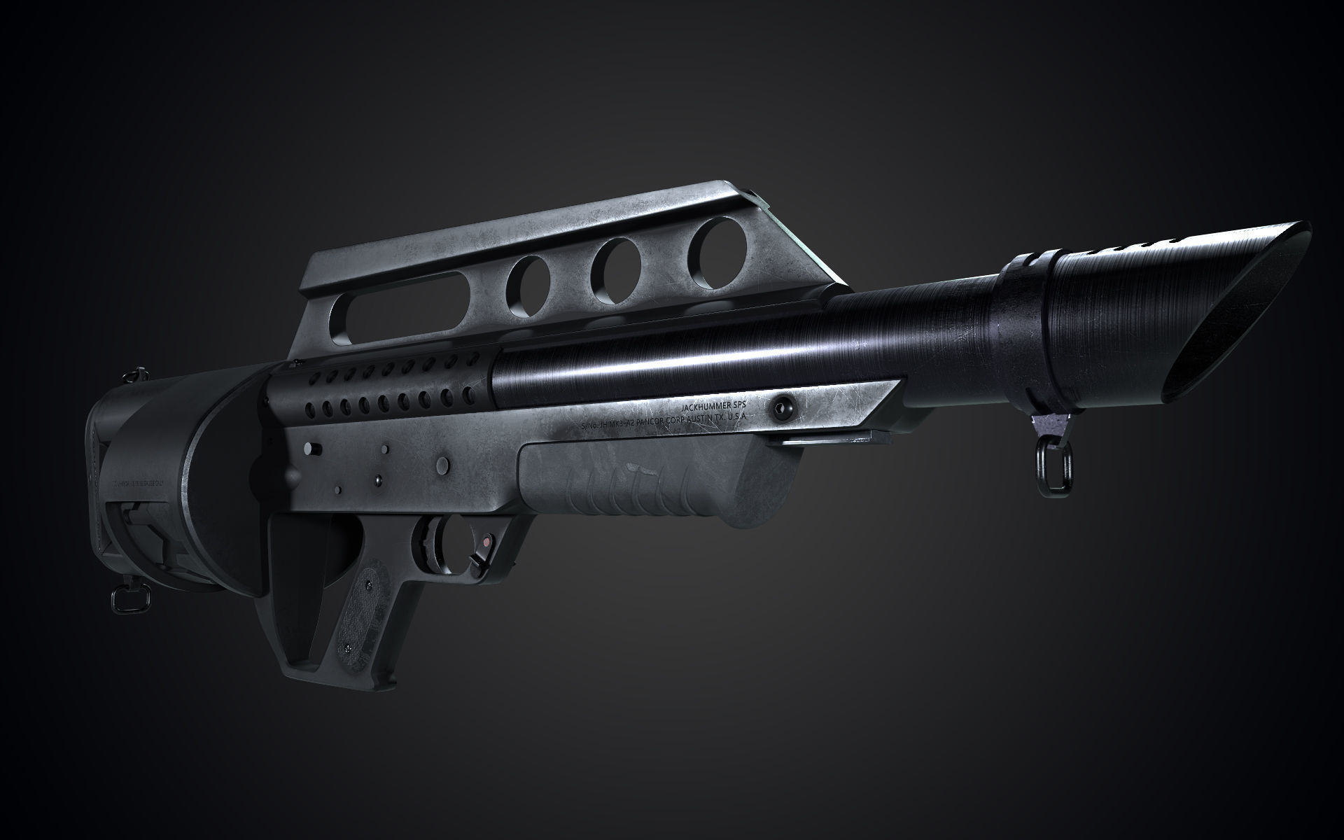 Pancor Jackhammer Mk3 3D model | CGTrader