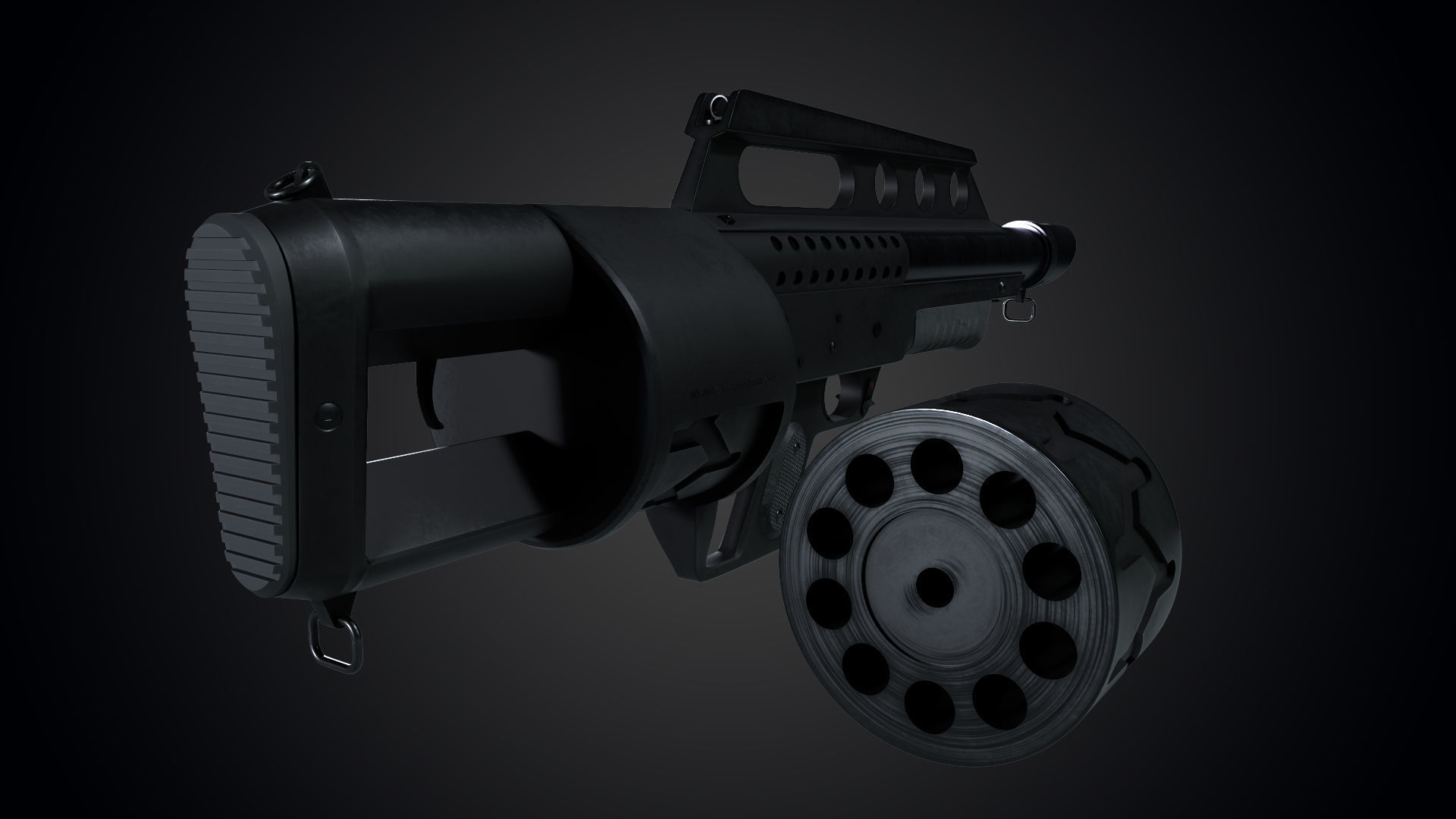 Pancor Jackhammer Mk3 3D model | CGTrader