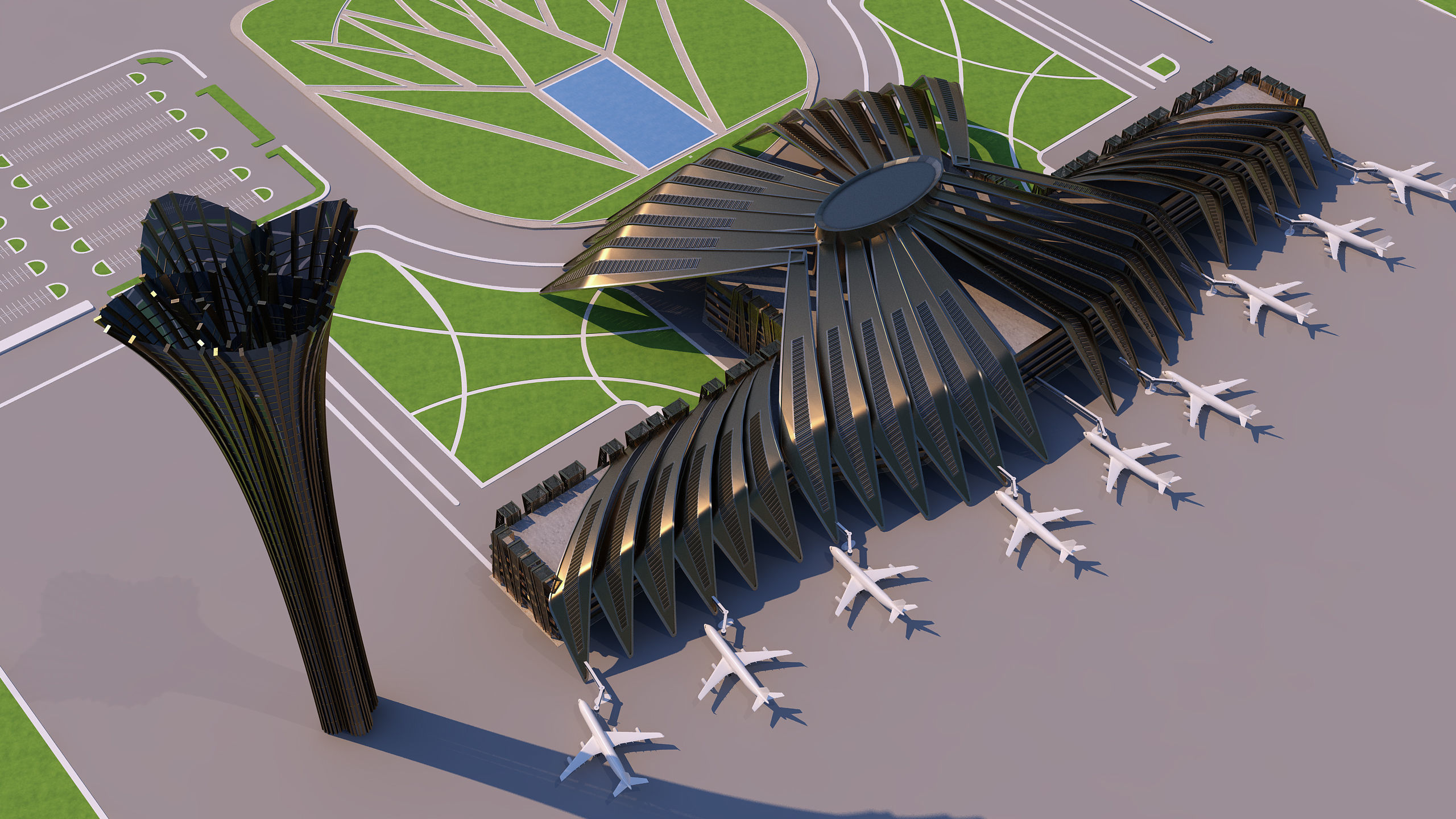 0192 - Airport Building 3D model | CGTrader