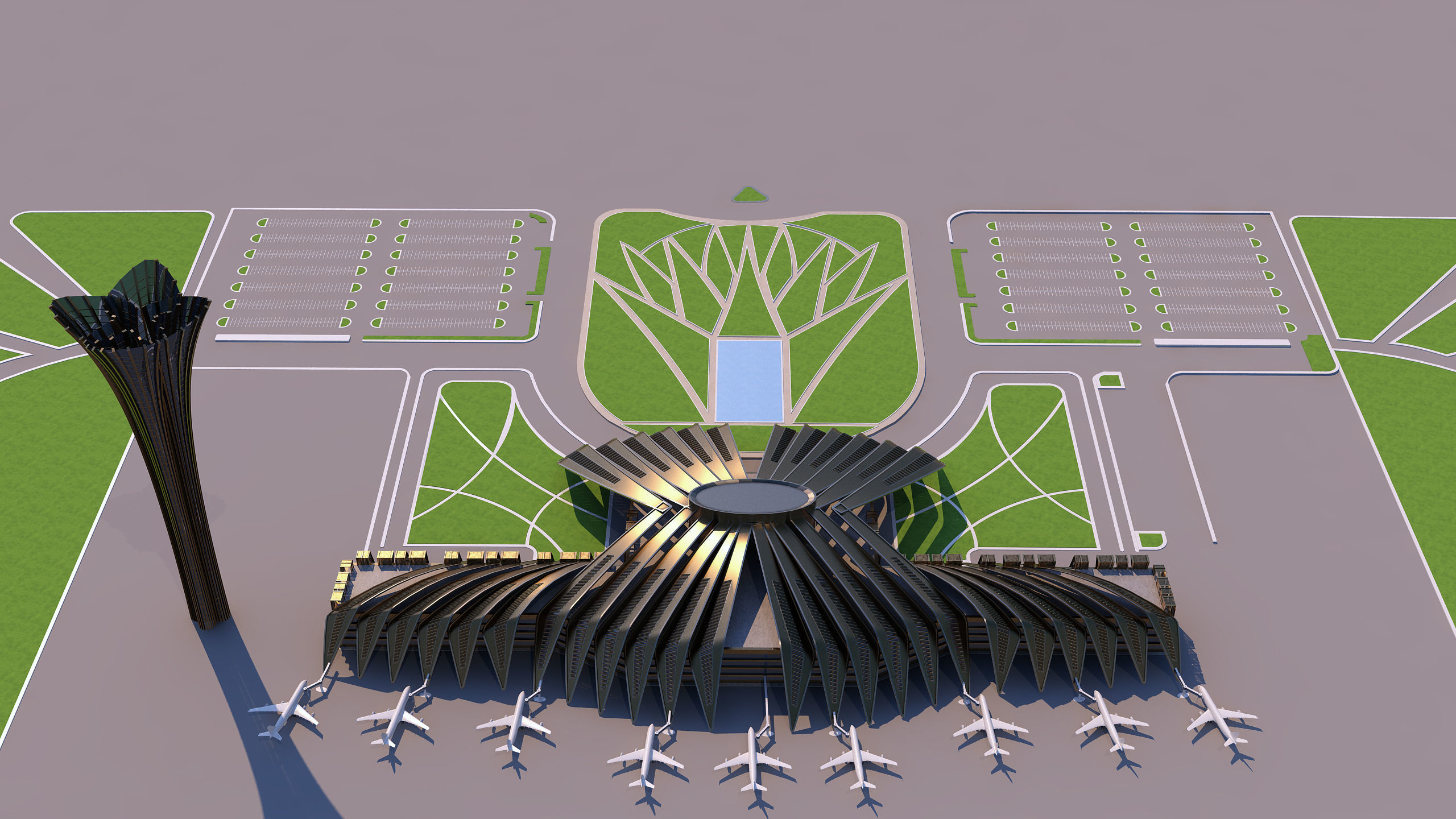 0192 - Airport Building 3D model | CGTrader
