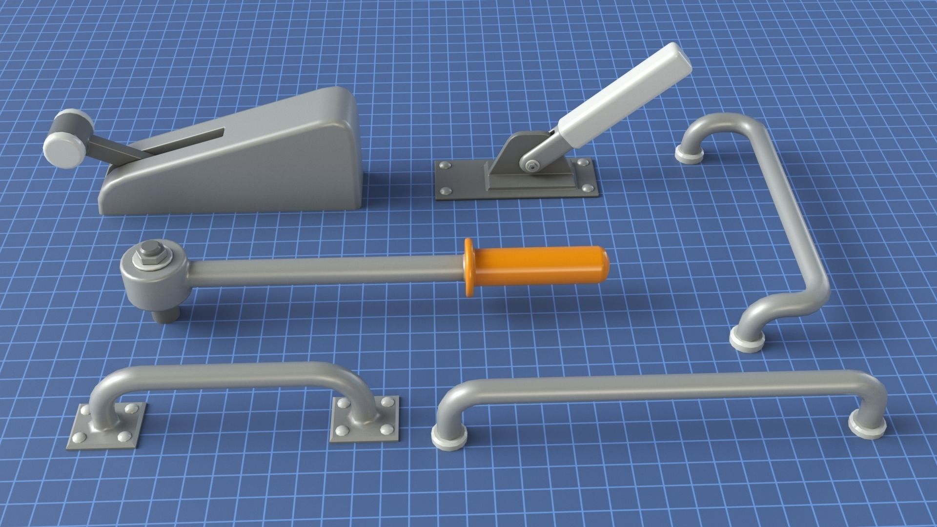 Industrial Kitbash - 9 - 156 pieces 3D model | CGTrader