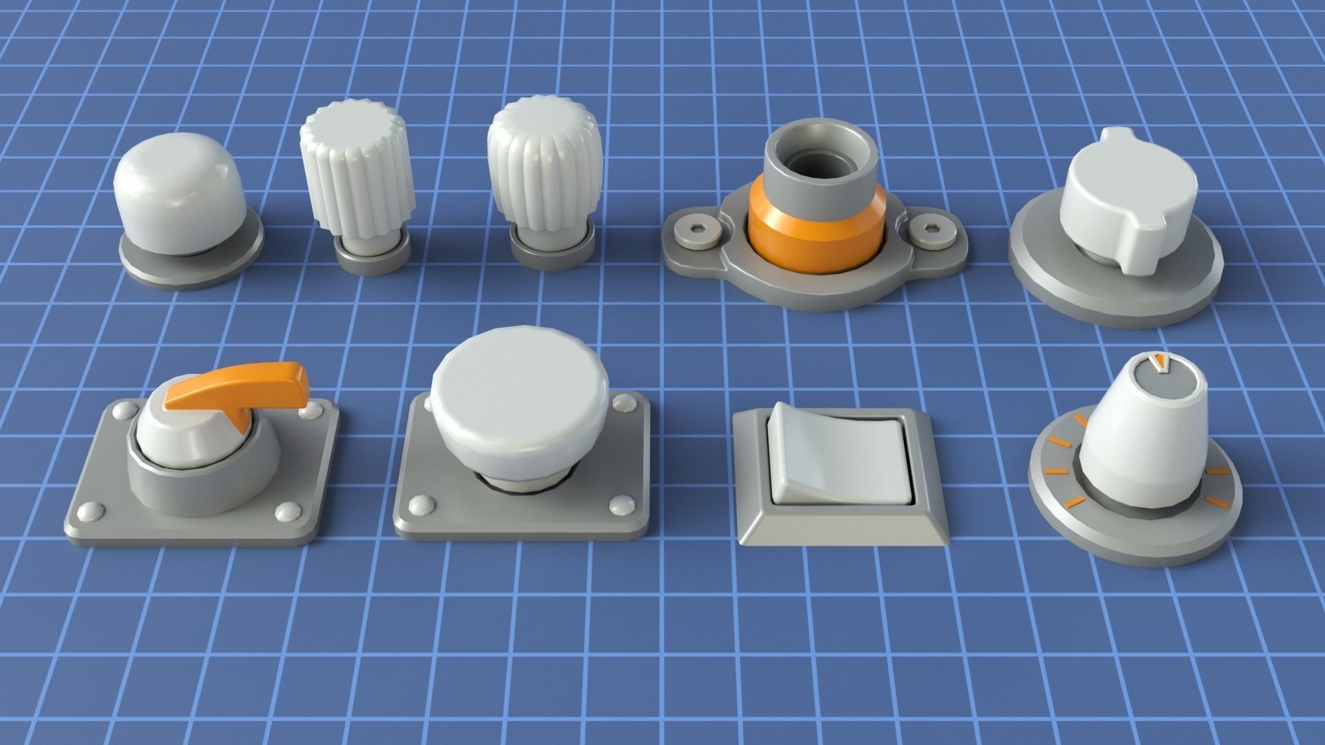 Industrial Kitbash - 9 - 156 pieces 3D model | CGTrader