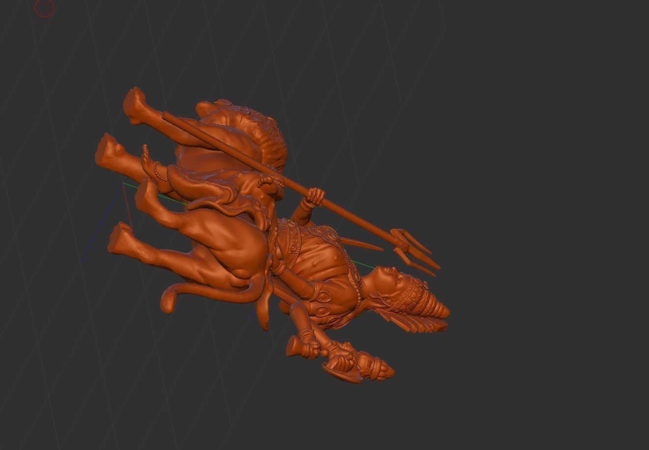 durga mata 3D model 3D printable | CGTrader
