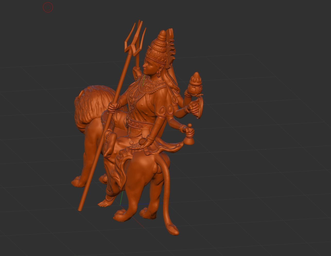 durga mata 3D model 3D printable | CGTrader