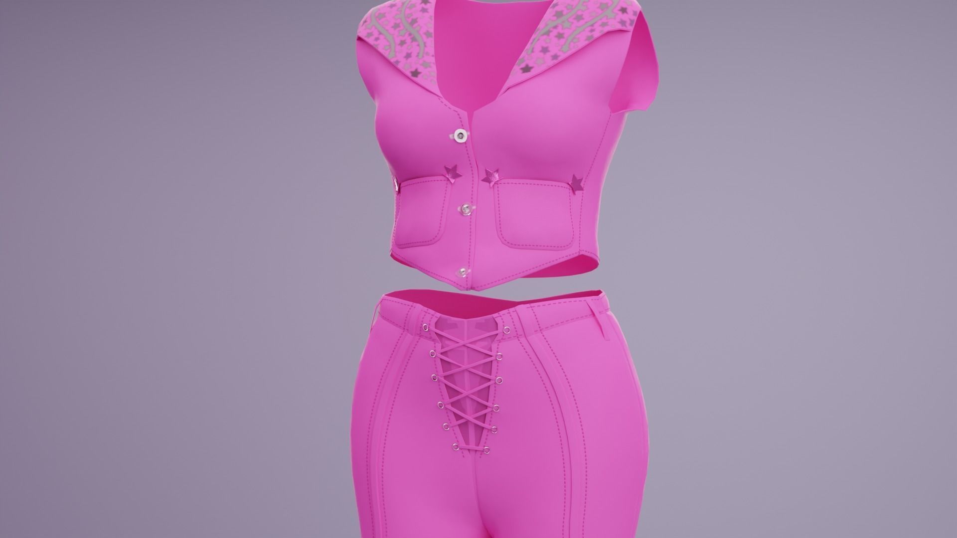Barbie clothing 3D model | CGTrader