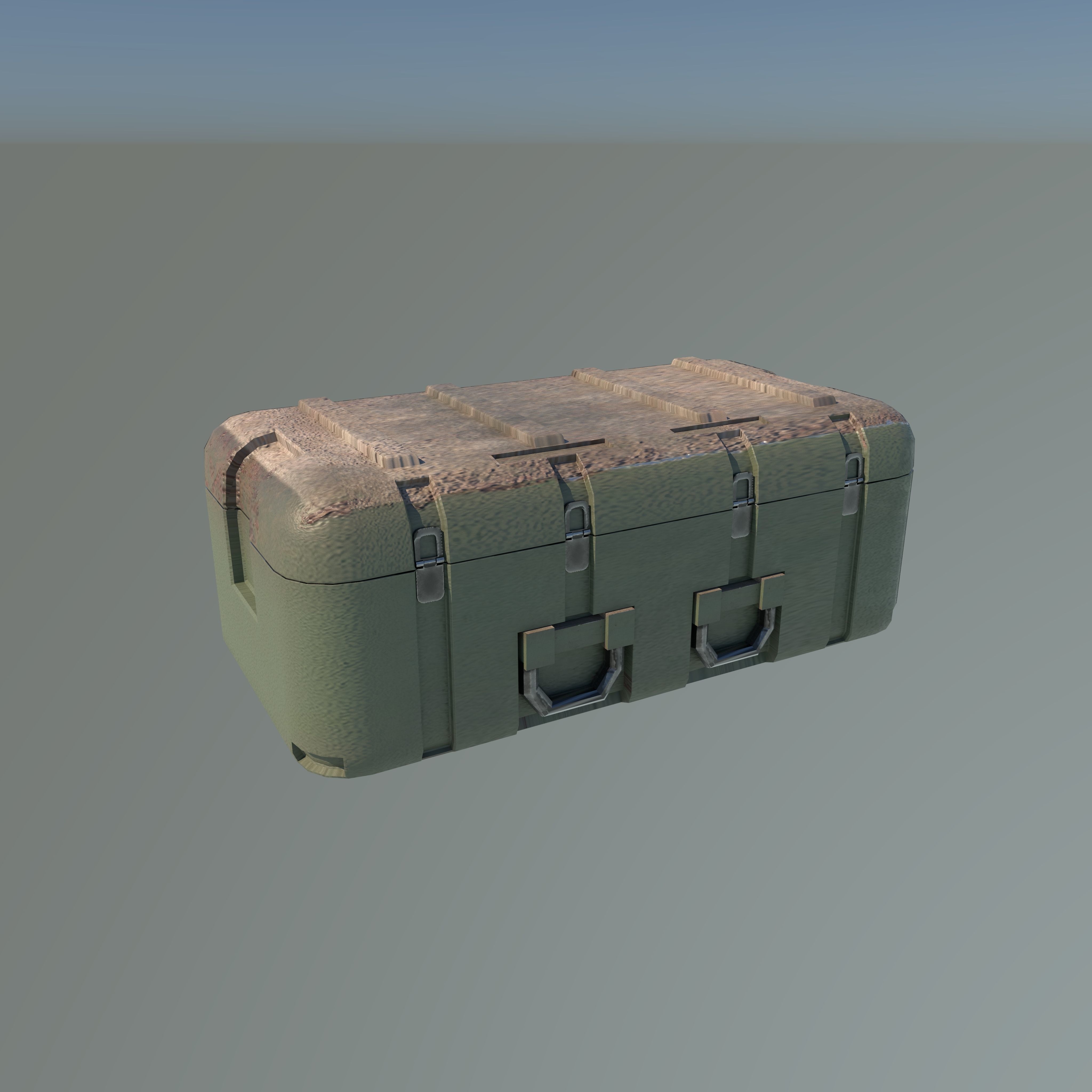 3D model military crate VR / AR / low-poly | CGTrader