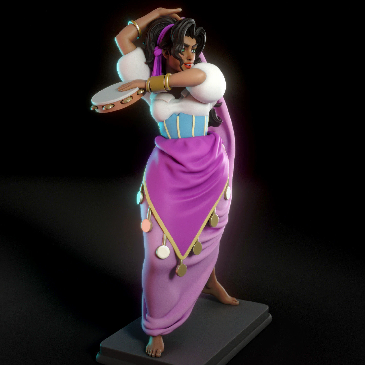 Esmeralda 3D model 3D printable | CGTrader