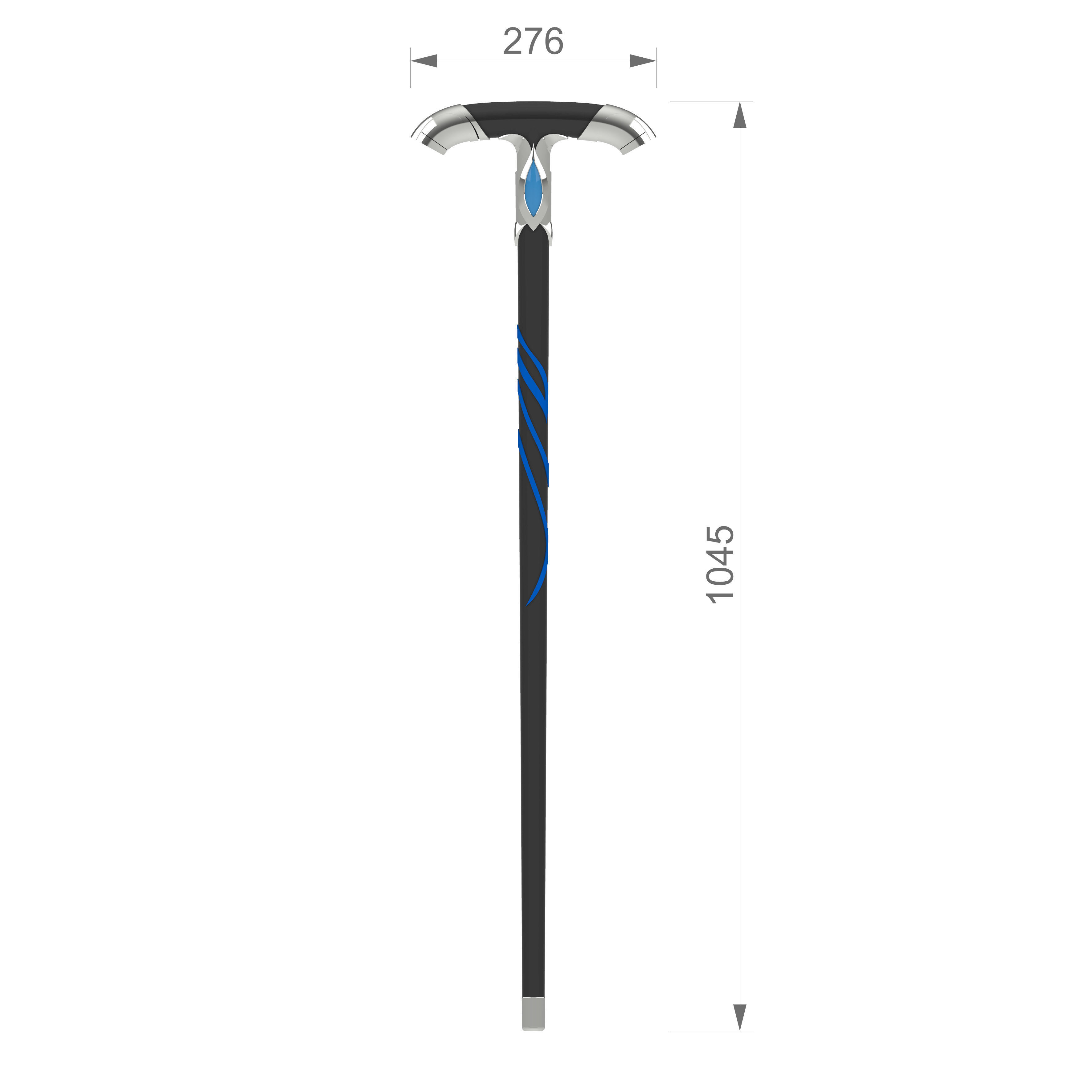 Genshin Impact Neuvillette Cane for Cosplay 3D model 3D printable ...