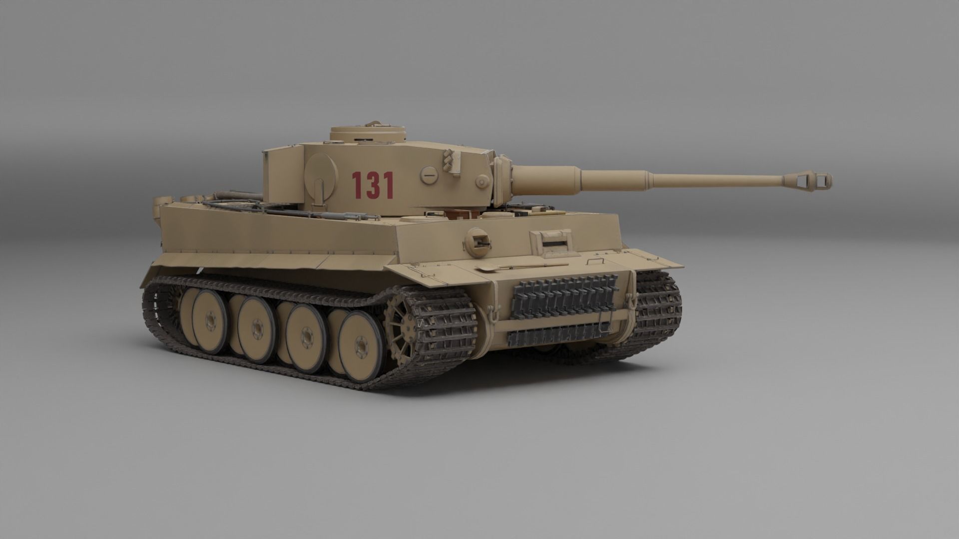 Panzerkampfwagen VI Tiger 131 3D model | CGTrader