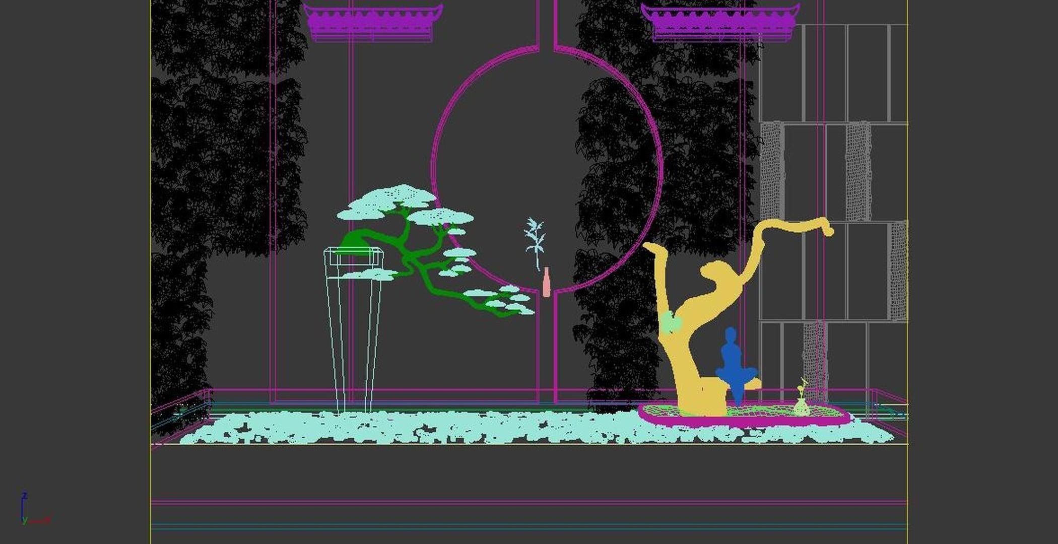 sketch feature Modern water Texture | CGTrader