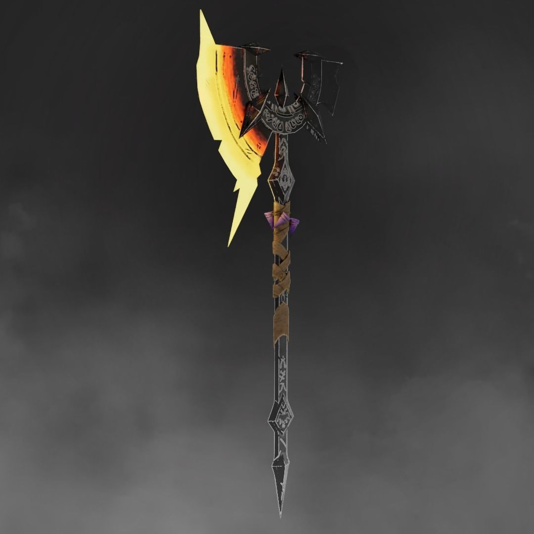 3D model Mythical lava melee weapon VR / AR / low-poly | CGTrader