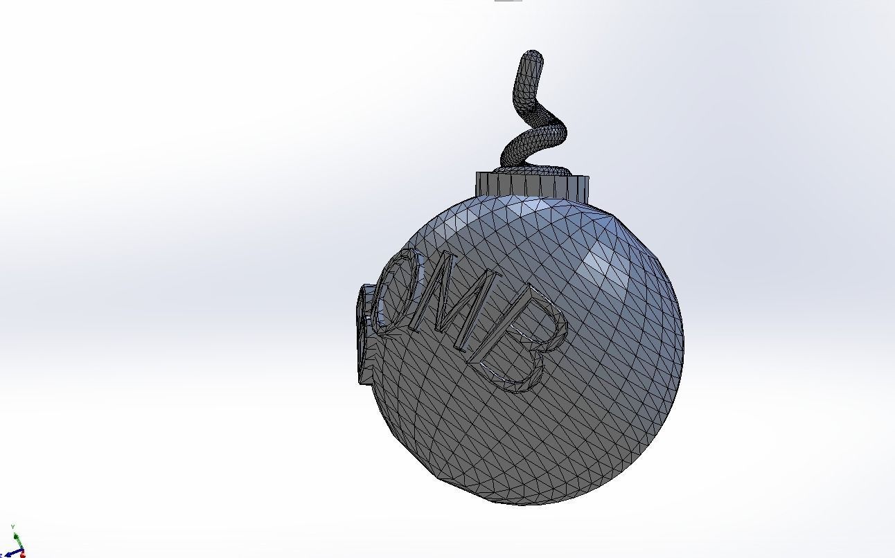 Bomb MK1 VR Design 3D model 3D printable | CGTrader