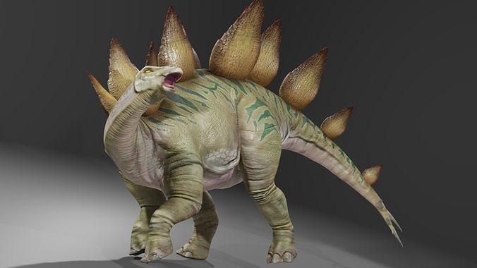 3D model Stegosaurus VR / AR / low-poly | CGTrader