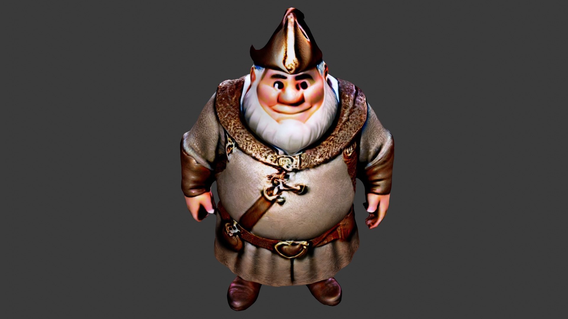 3D model Medieval Fat Peasant VR / AR / low-poly | CGTrader