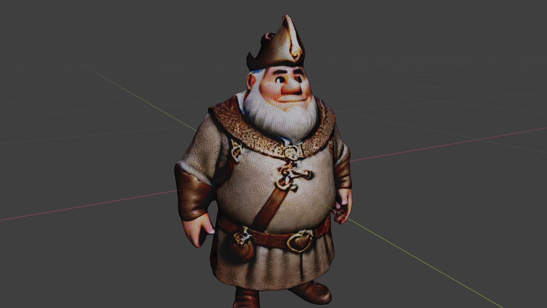 3D model Medieval Fat Peasant VR / AR / low-poly | CGTrader