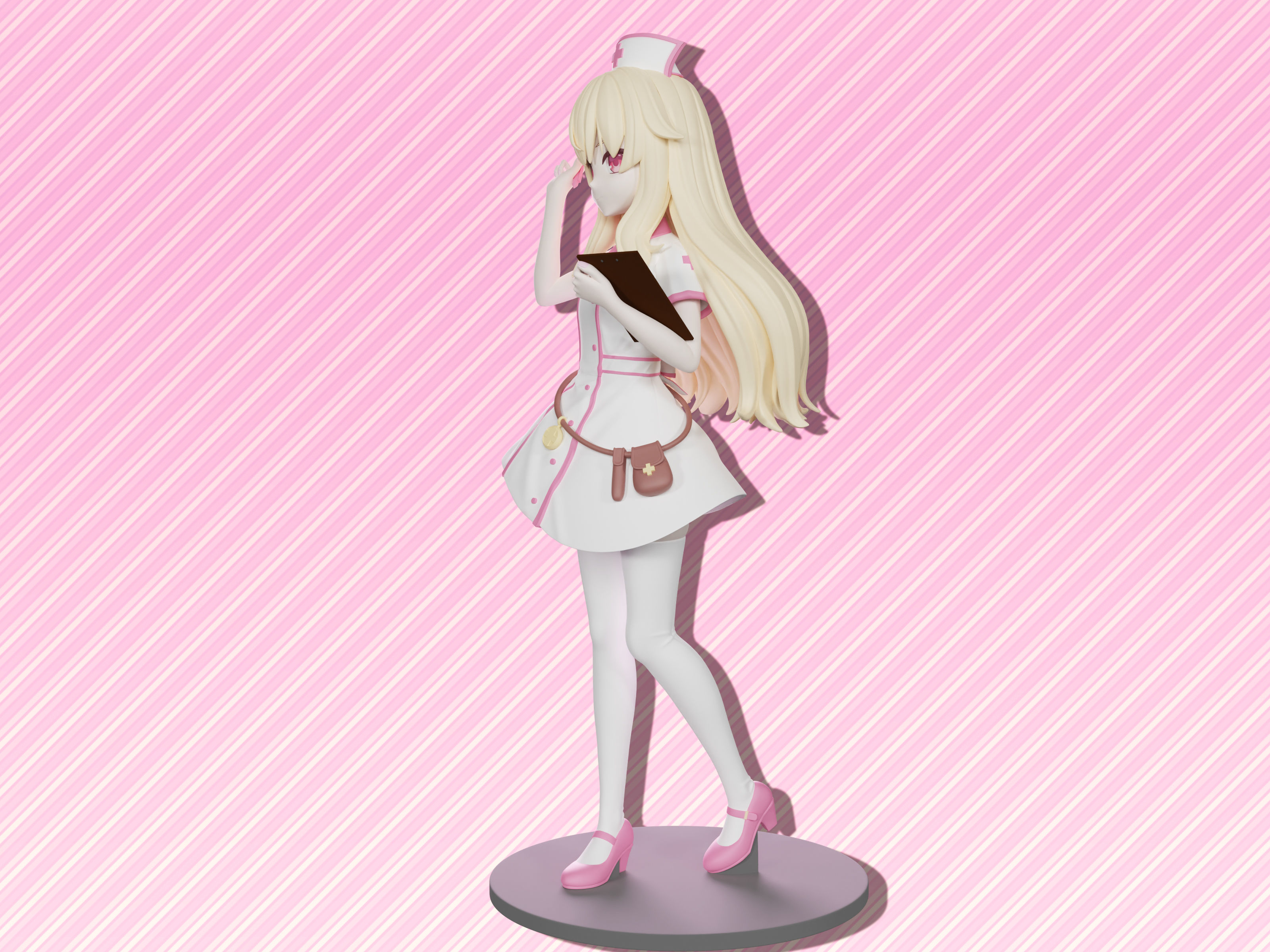 Nobeta Nurse figure 3d 3D model 3D printable | CGTrader