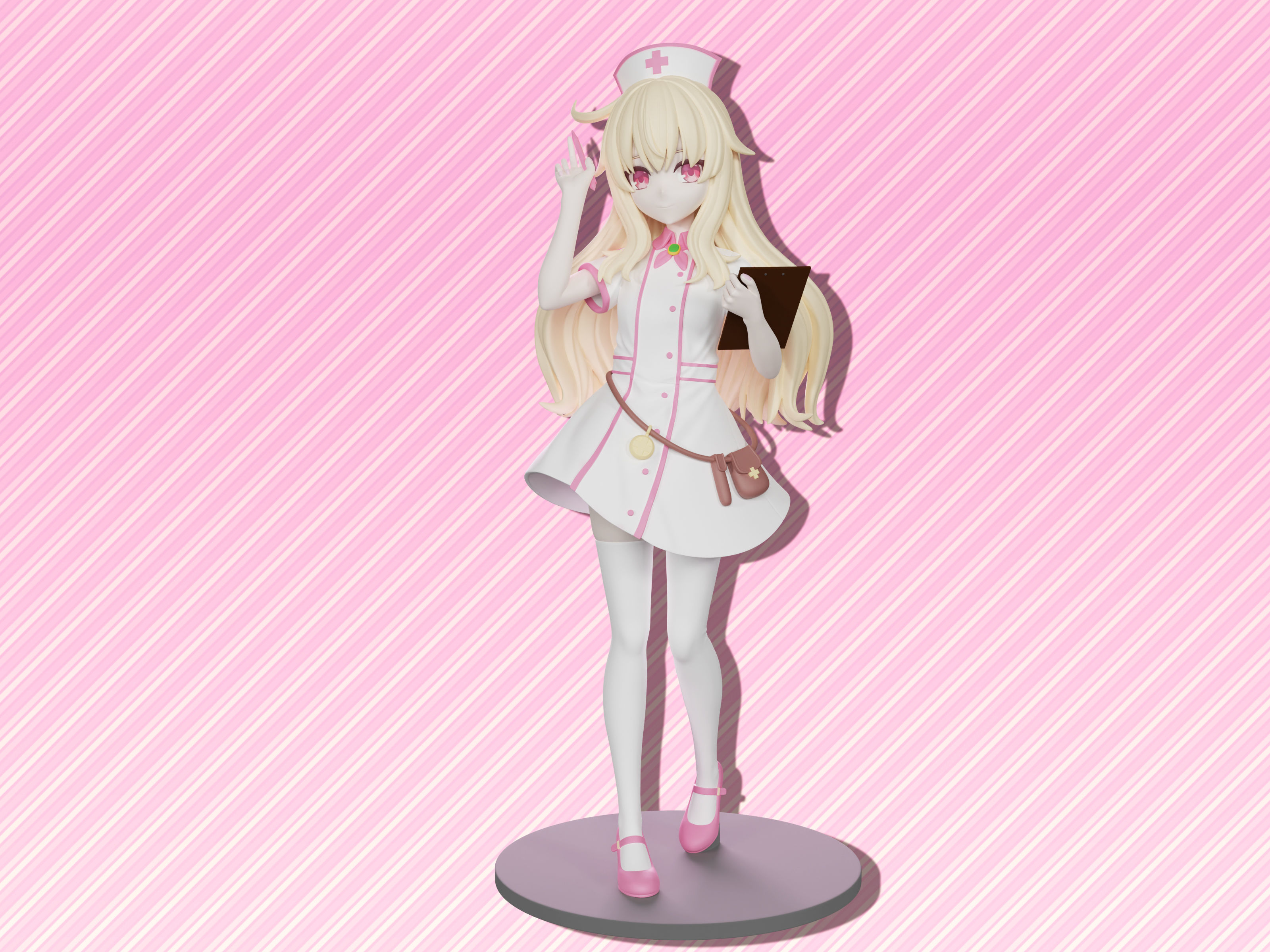 Nobeta Nurse figure 3d 3D model 3D printable | CGTrader