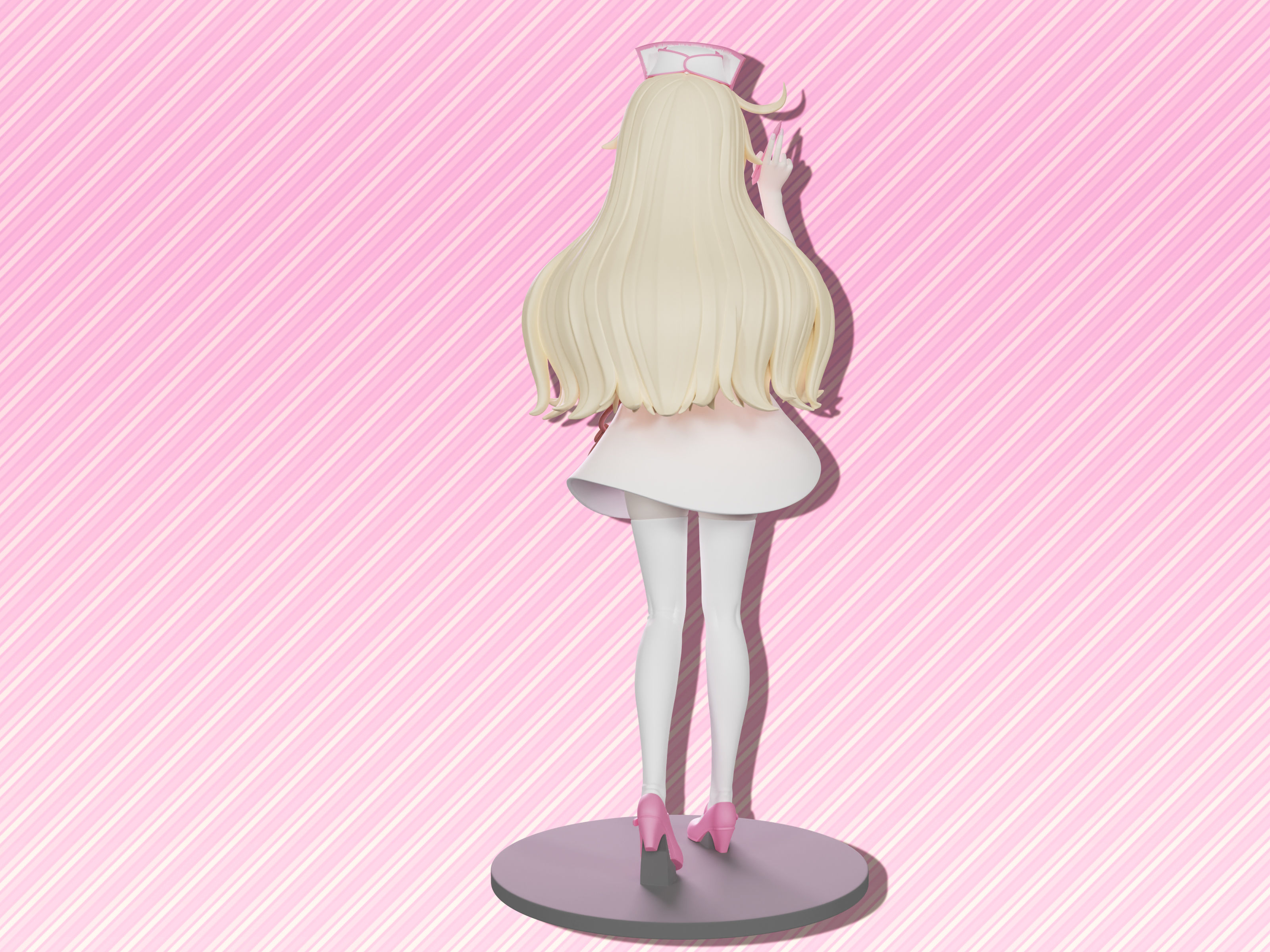 Nobeta Nurse figure 3d 3D model 3D printable | CGTrader