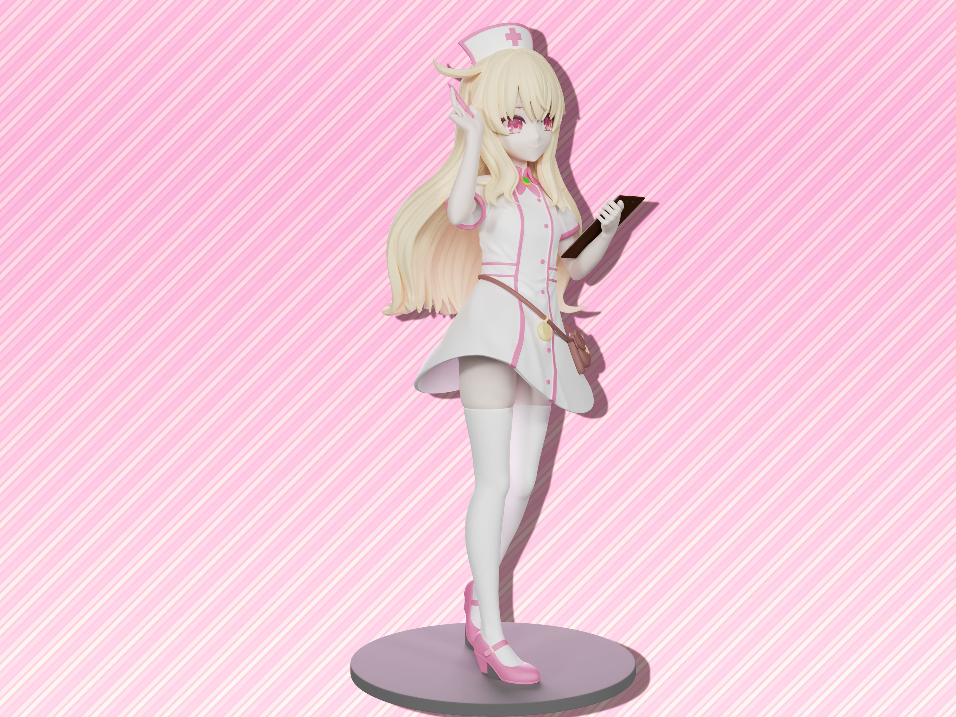 Nobeta Nurse figure 3d 3D model 3D printable | CGTrader