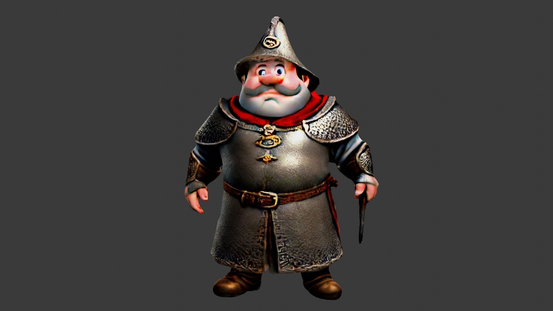 3D model Fat Wizard VR / AR / low-poly | CGTrader