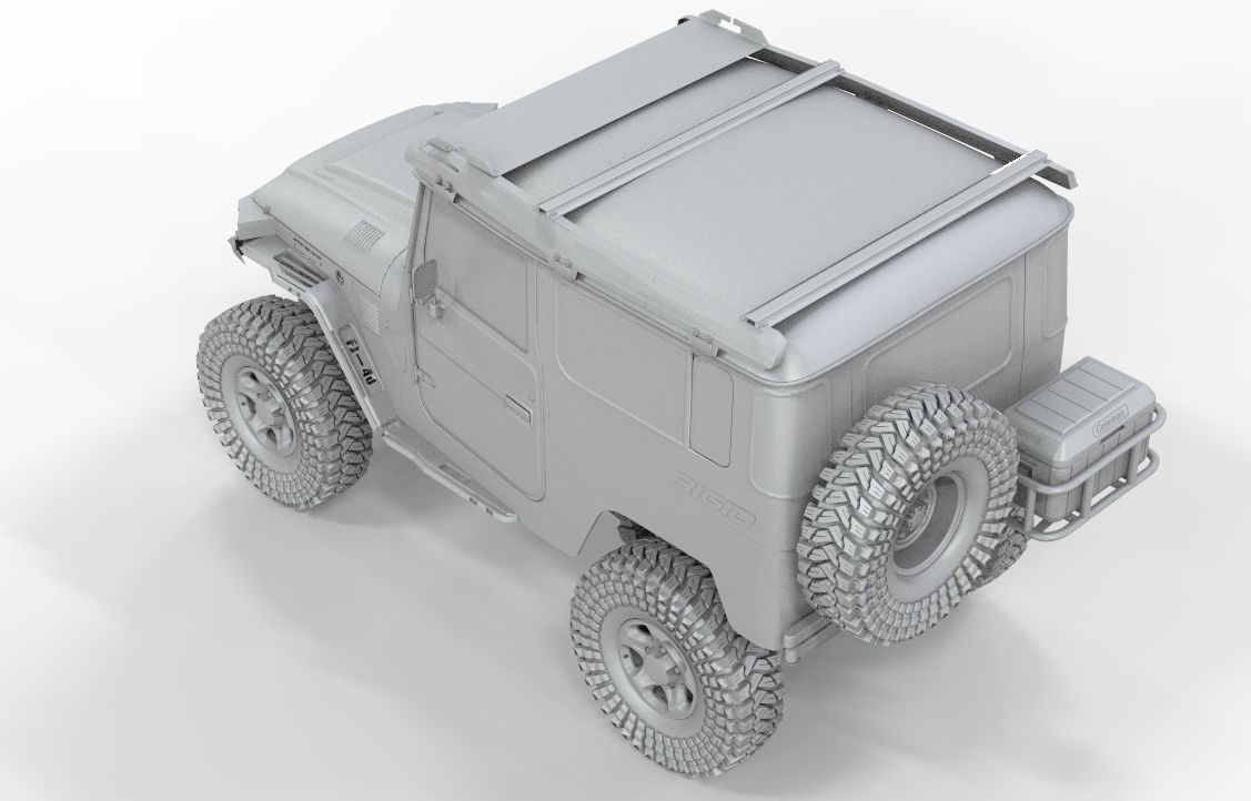Toyota Fj40 1980 Modified OffRoad 3D model | CGTrader