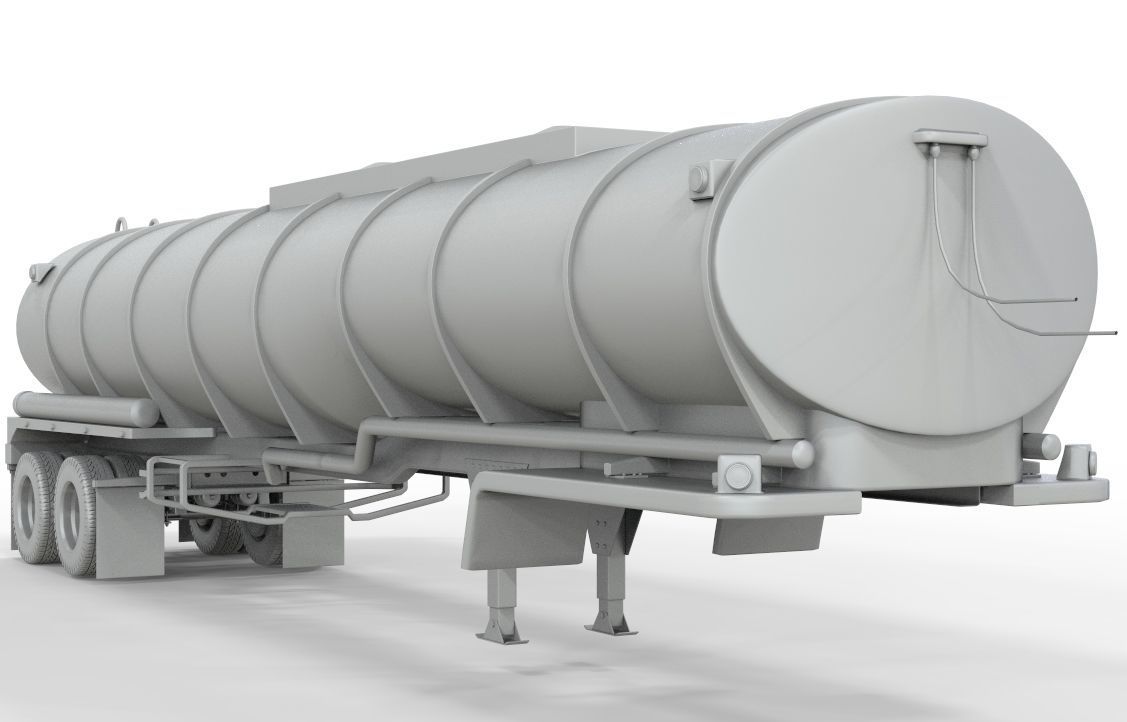 Truck Trailer 3D model | CGTrader