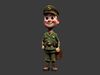 3D model Postman Soldier VR / AR / low-poly | CGTrader