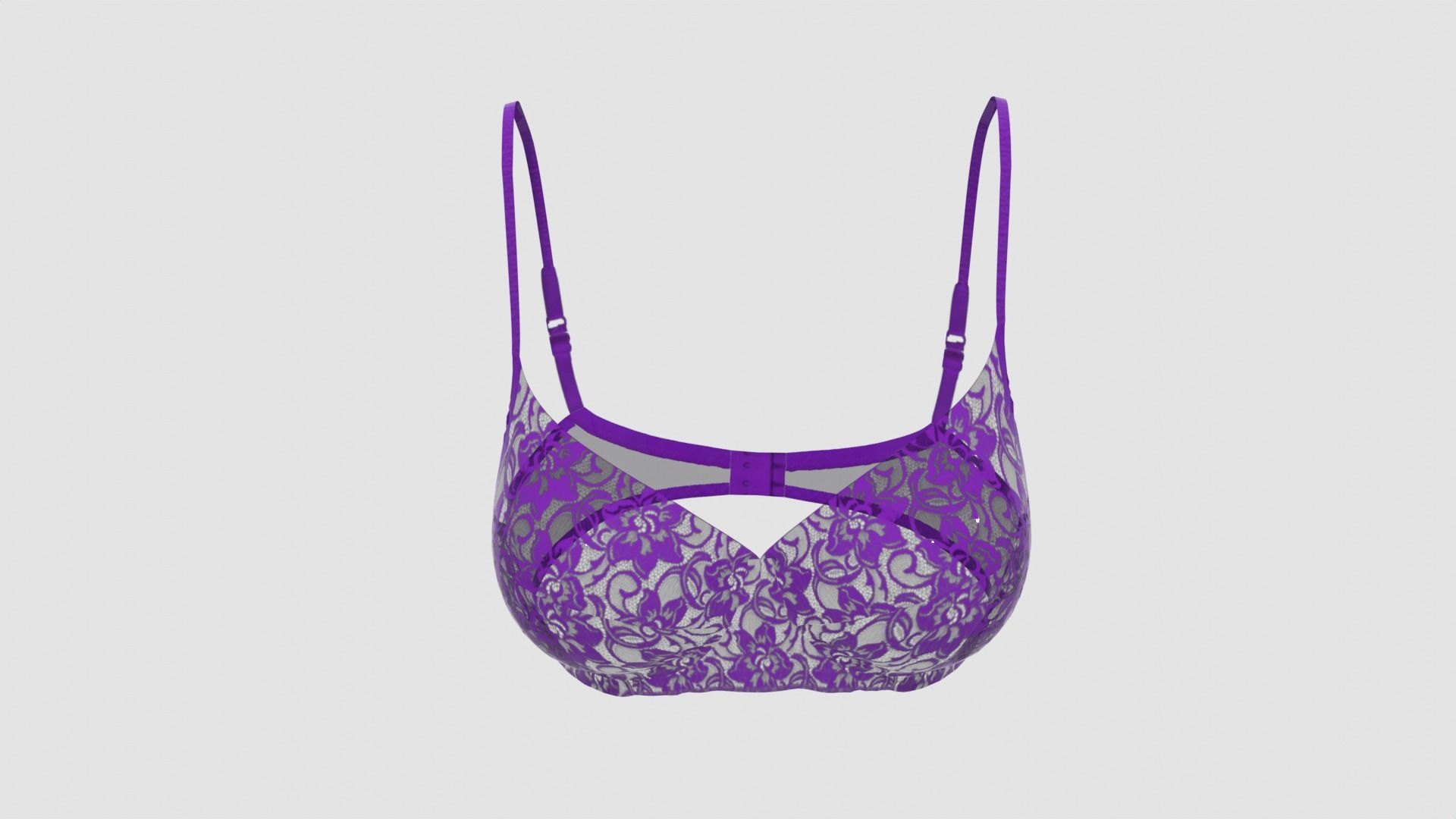 Wired Lace Bra 3D model | CGTrader