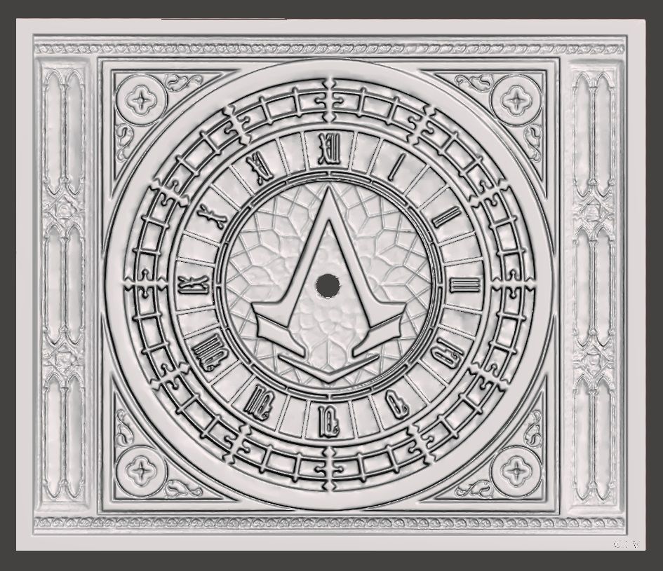 assassin creed big ben clock 3D model 3D printable | CGTrader