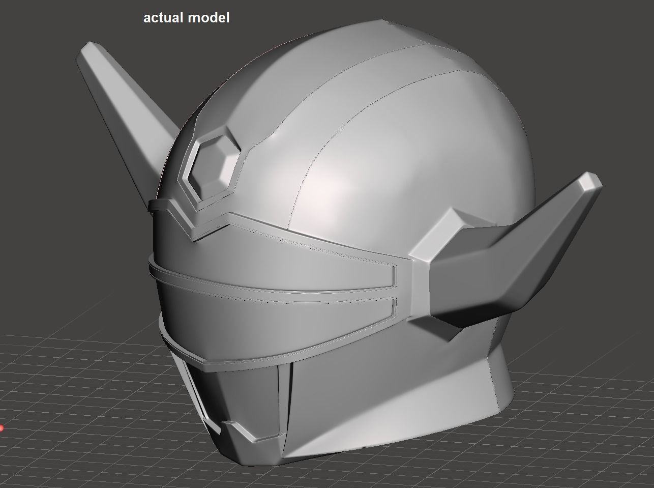 Power Rangers Lost Galaxy Magna Defender helmet 3D model 3D printable ...