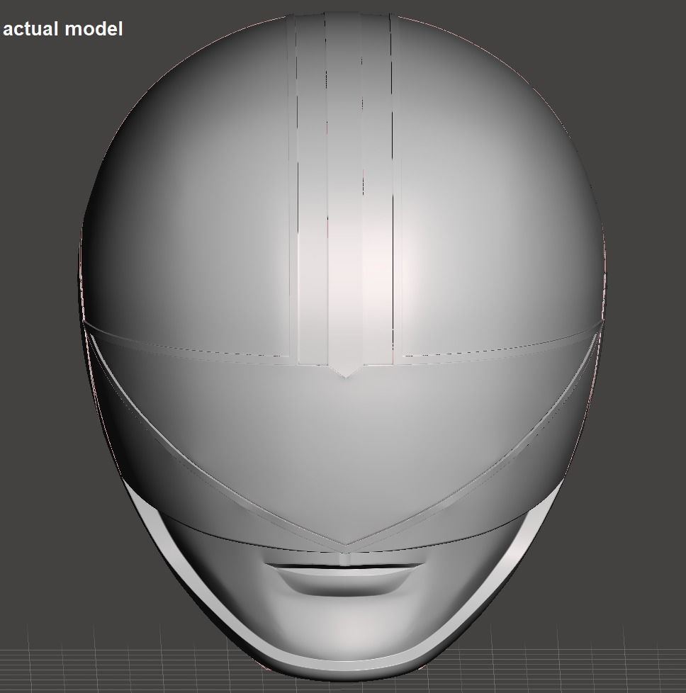 Power Rangers Time Force Red Ranger helmet 3D model 3D printable | CGTrader