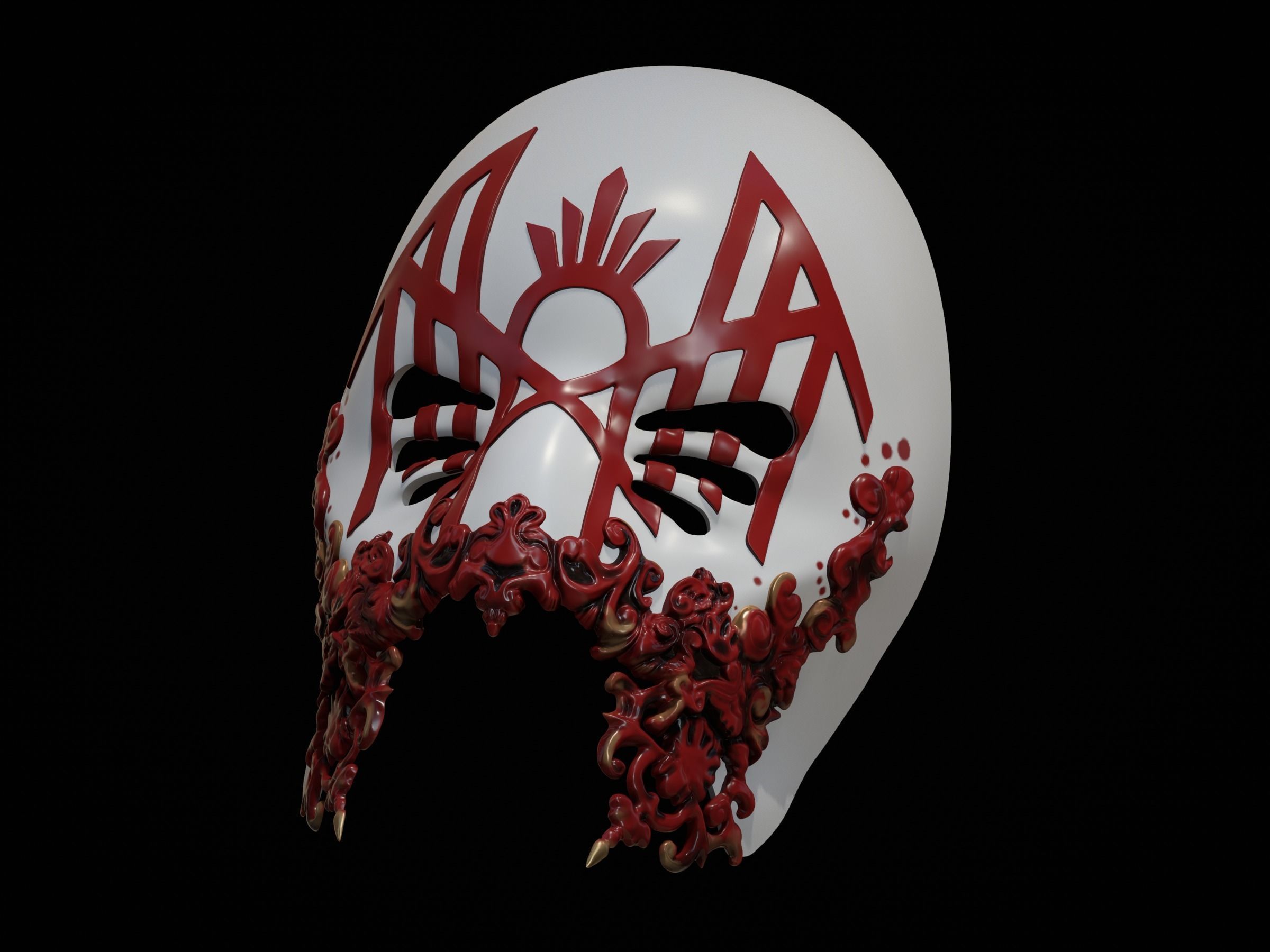 Vessel mask 3D model 3D printable | CGTrader