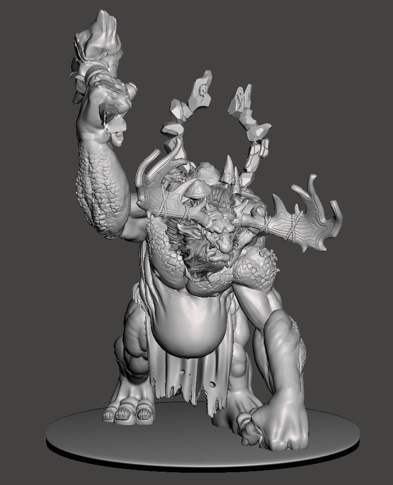 TROLL THE KING 3D model 3D printable | CGTrader