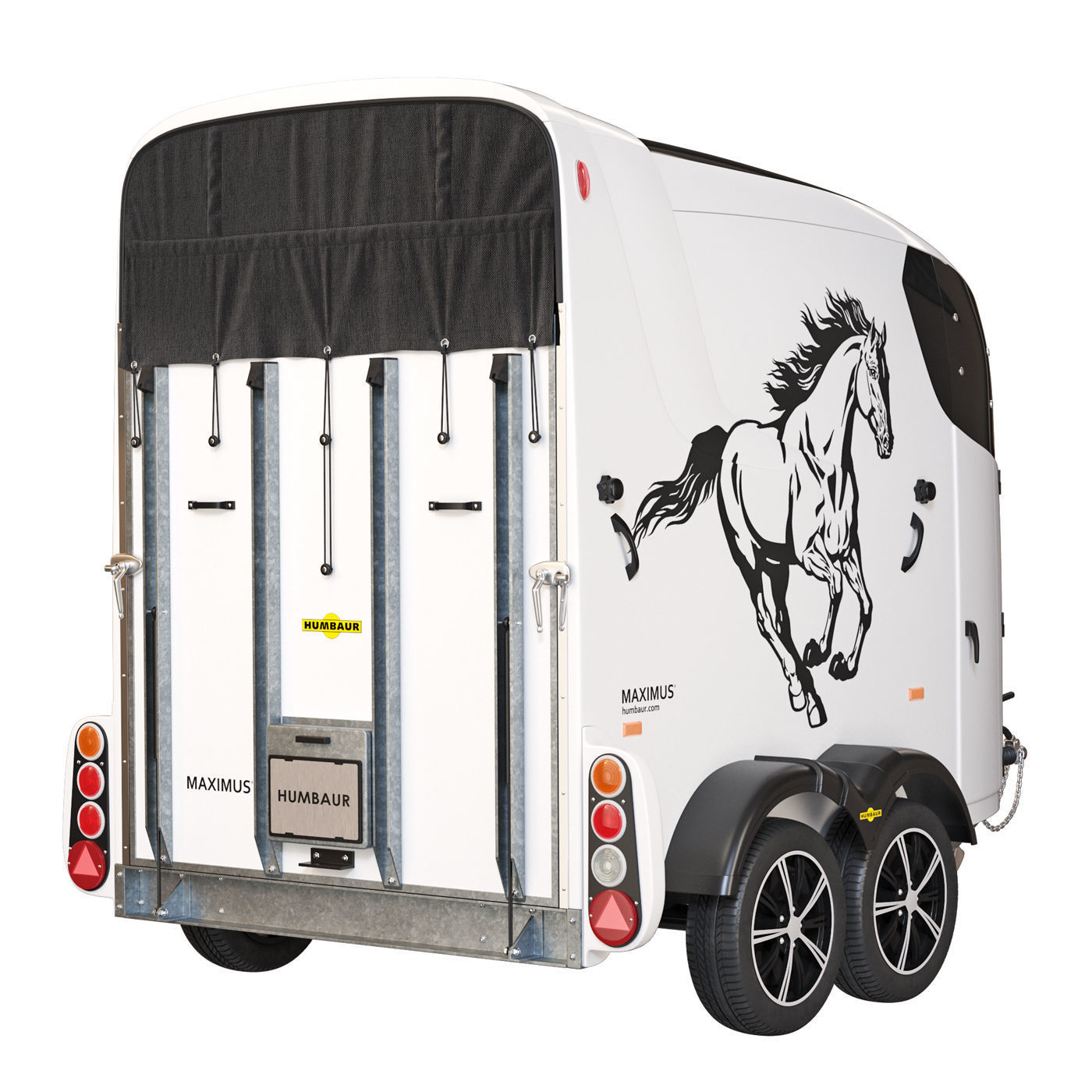 Humbaur Maximus horse trailer 3D model | CGTrader