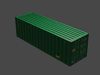 Green Metal Shipping Crate 3D model | CGTrader