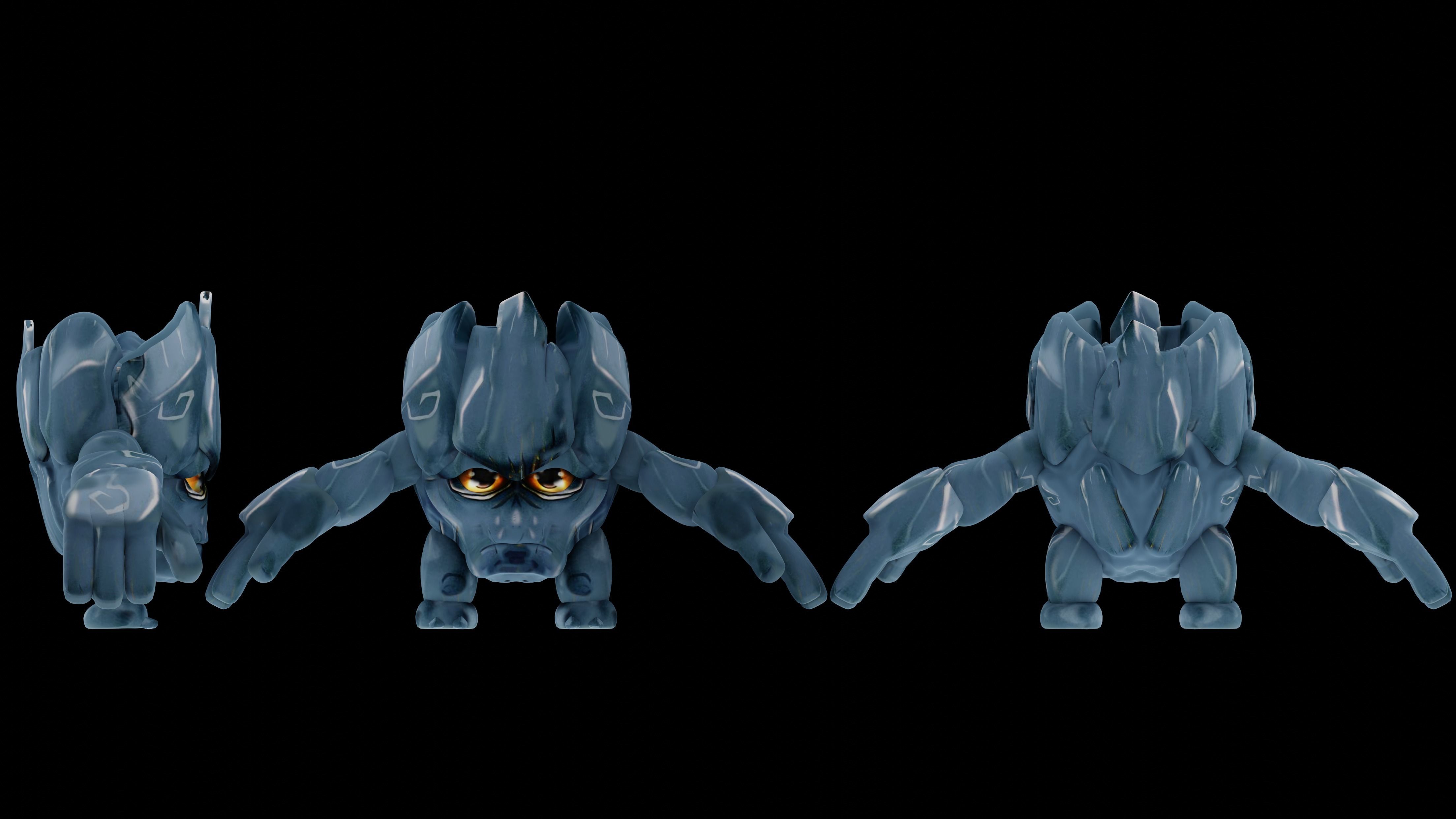 ROCK CHARACTER 3D model | CGTrader