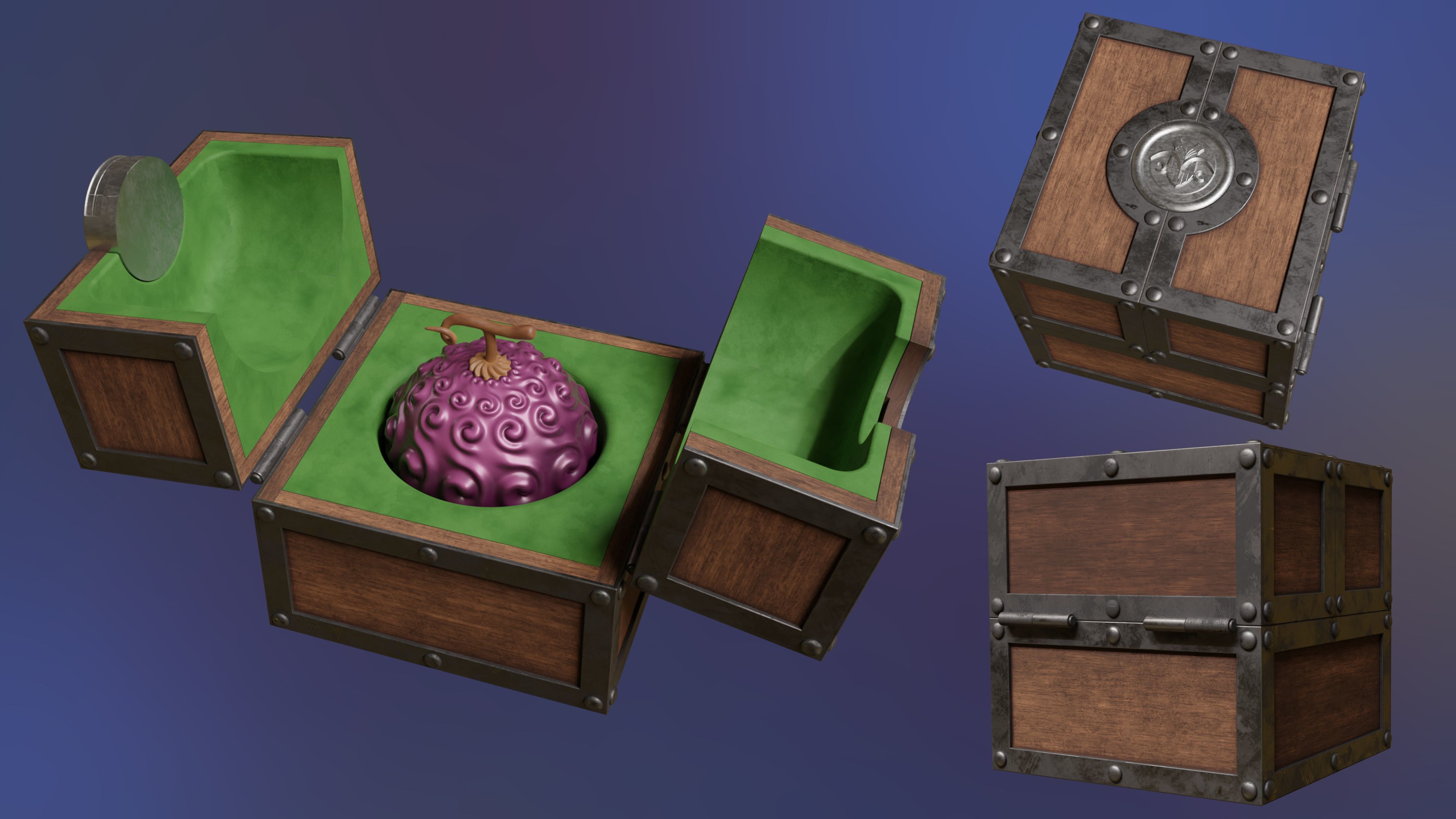 One Piece Gomu Gomu no Mi Gum-Gum Fruit 3D model 3D printable | CGTrader