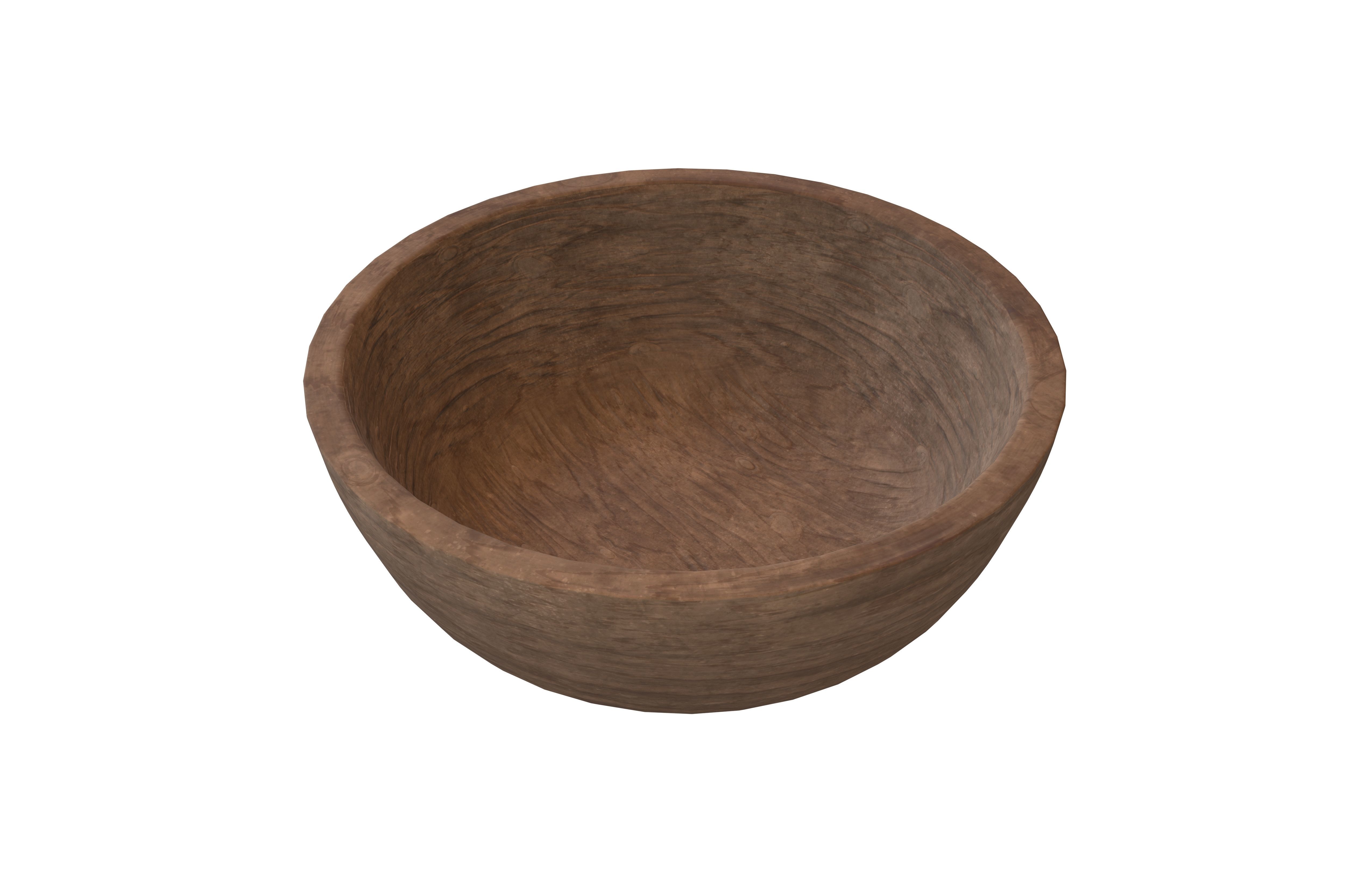 3D model Wooden Bowl v1 002 VR / AR / low-poly | CGTrader