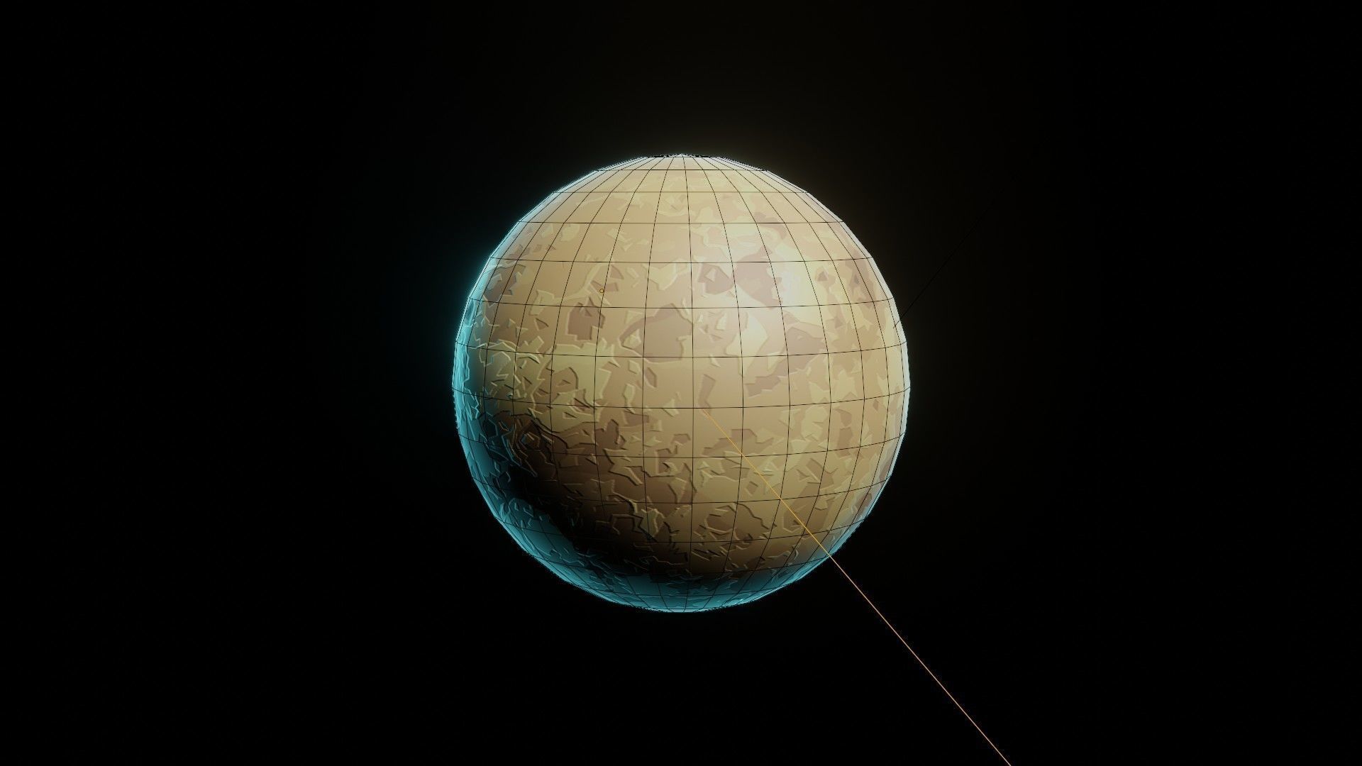 3D model Stylized Planet Venus 3D Model 2k 4k 8k Textures VR / AR / low ...