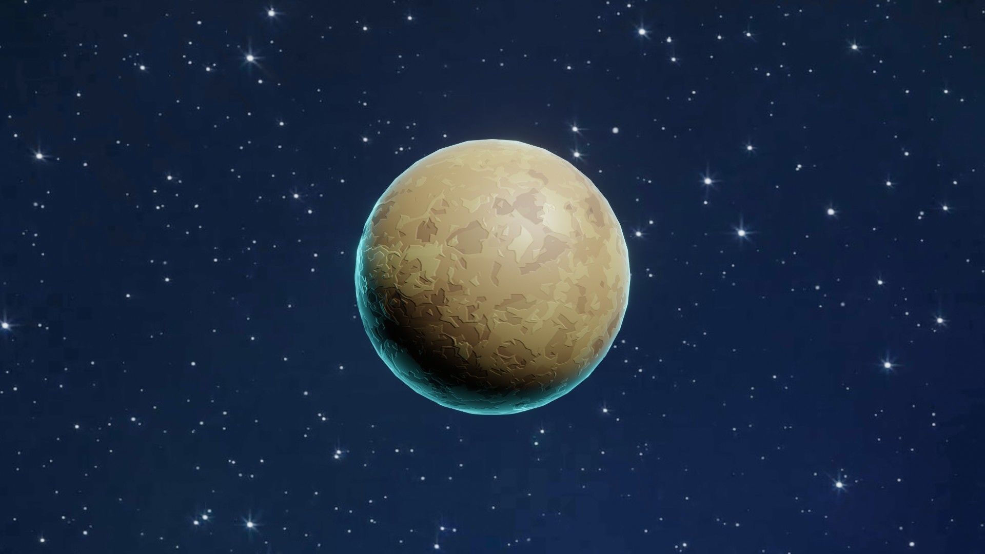 3D model Stylized Planet Venus 3D Model 2k 4k 8k Textures VR / AR / low ...