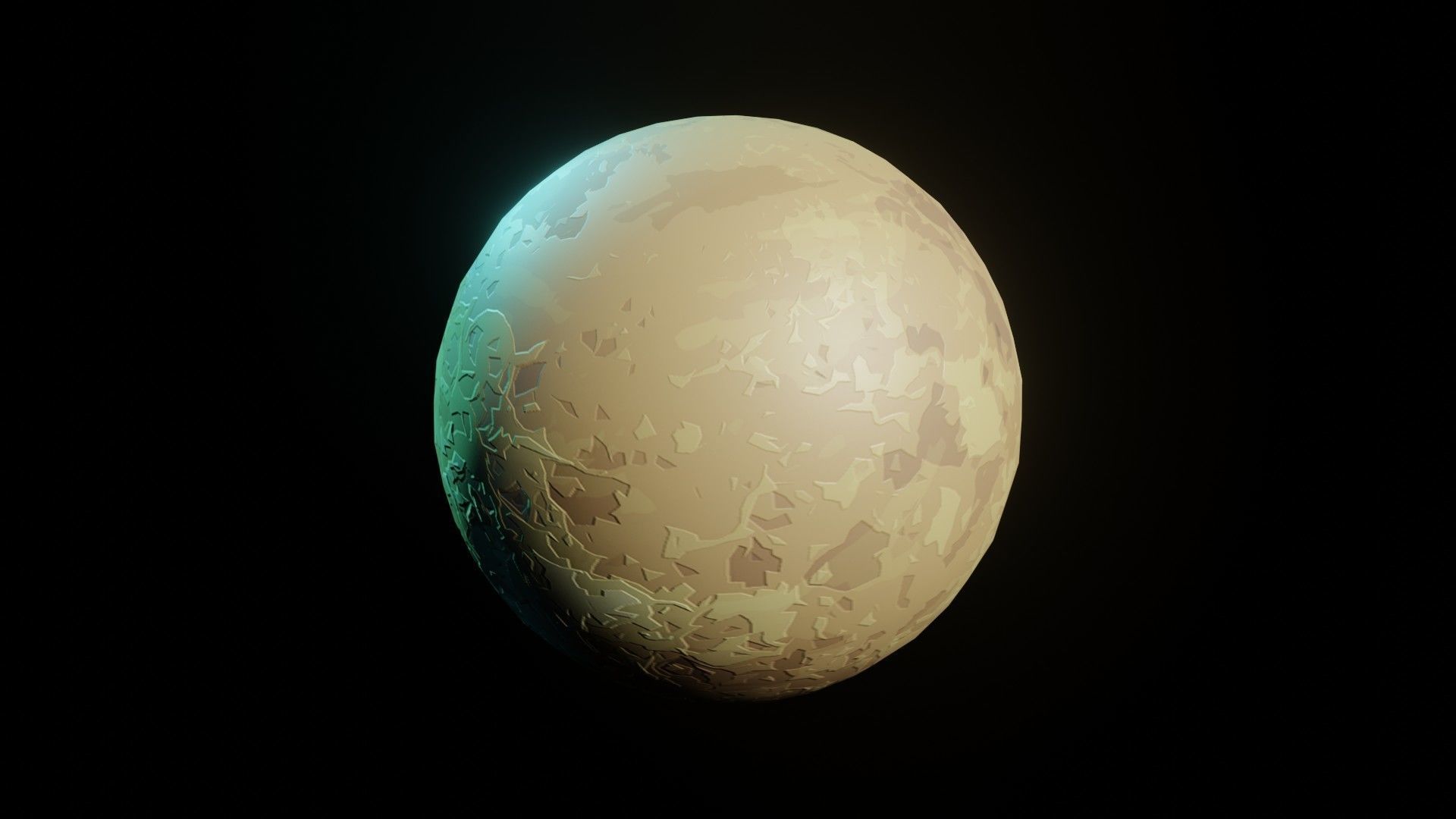 3D model Stylized Planet Venus 3D Model 2k 4k 8k Textures VR / AR / low ...
