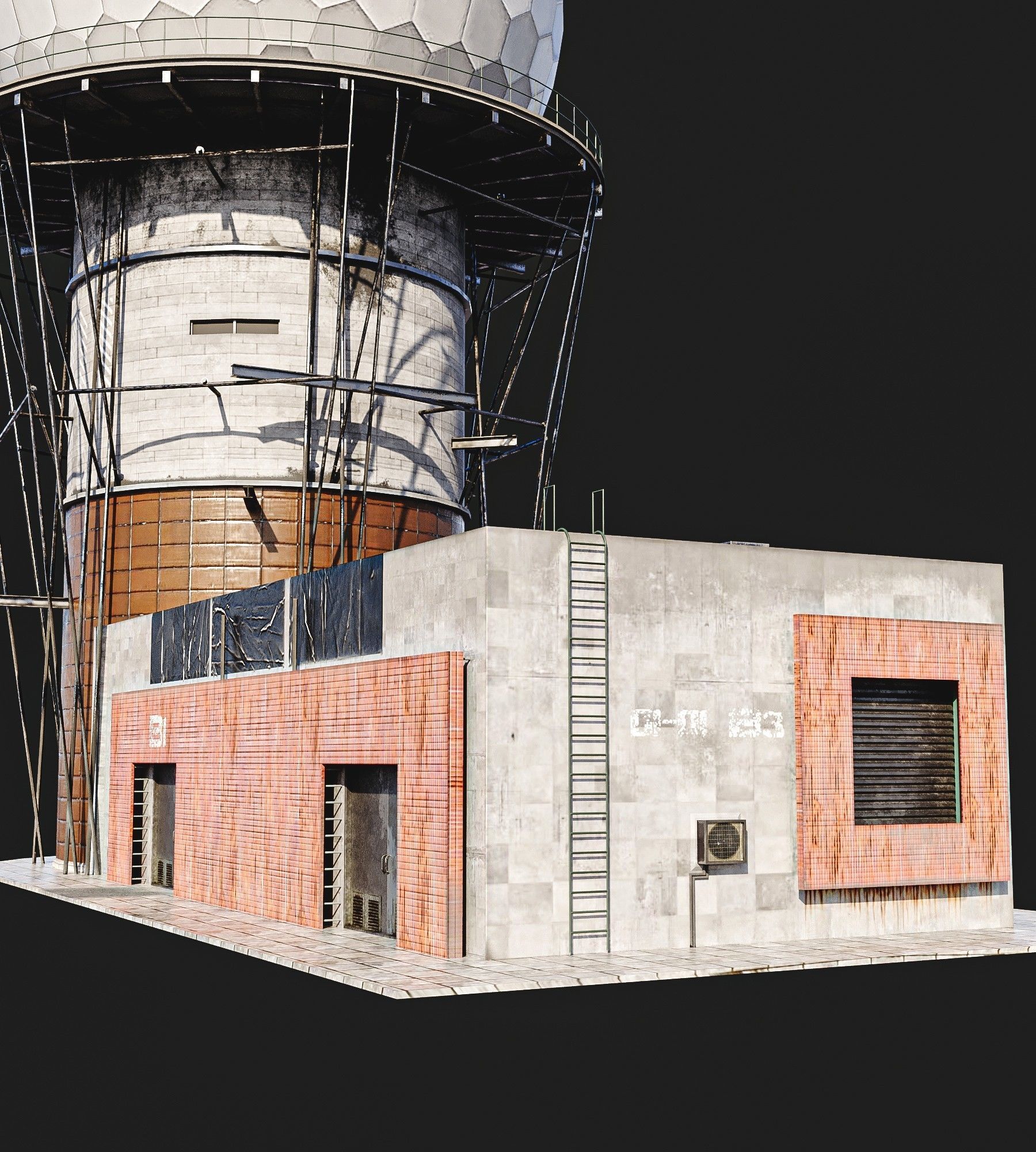 3D model Radar Base 2 Types VR / AR / low-poly | CGTrader