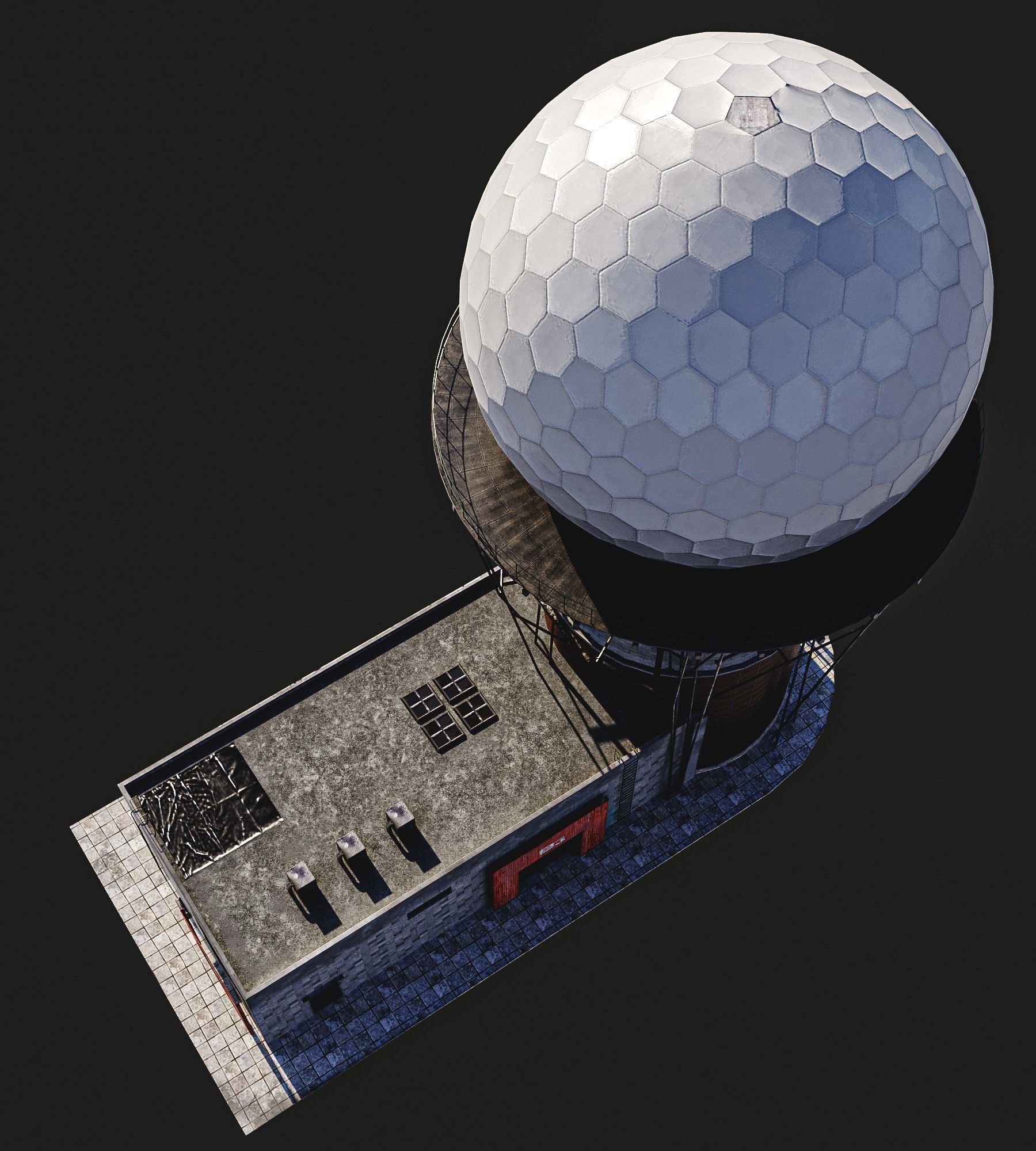 3D model Radar Base 2 Types VR / AR / low-poly | CGTrader