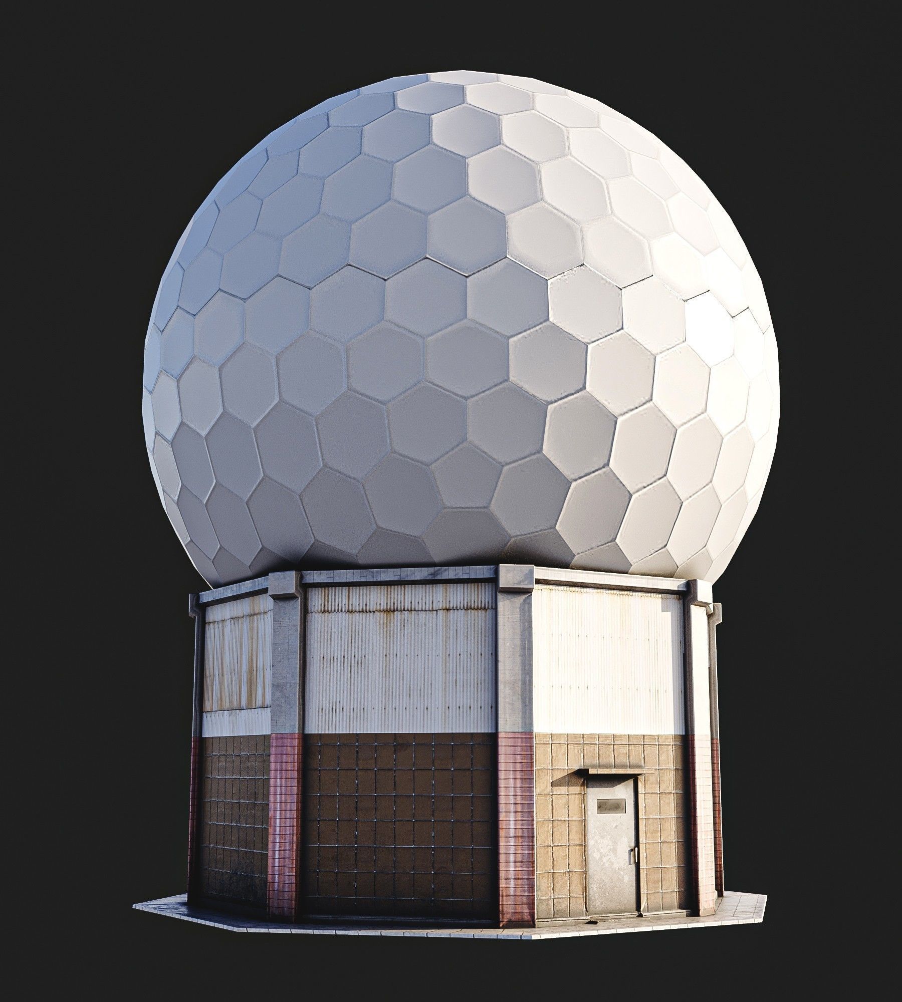 3D model Radar Base 2 Types VR / AR / low-poly | CGTrader